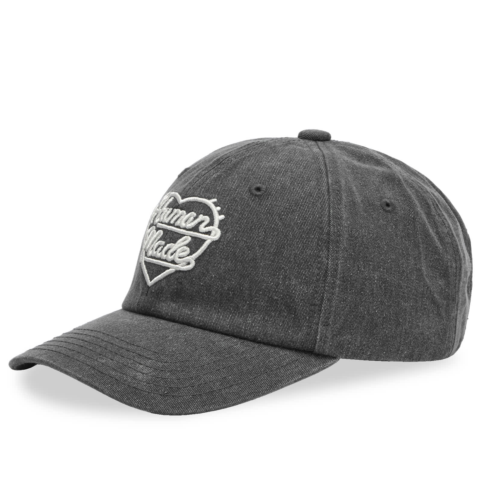 Human Made 6 Panel Garment Dyed Cap Black | END.