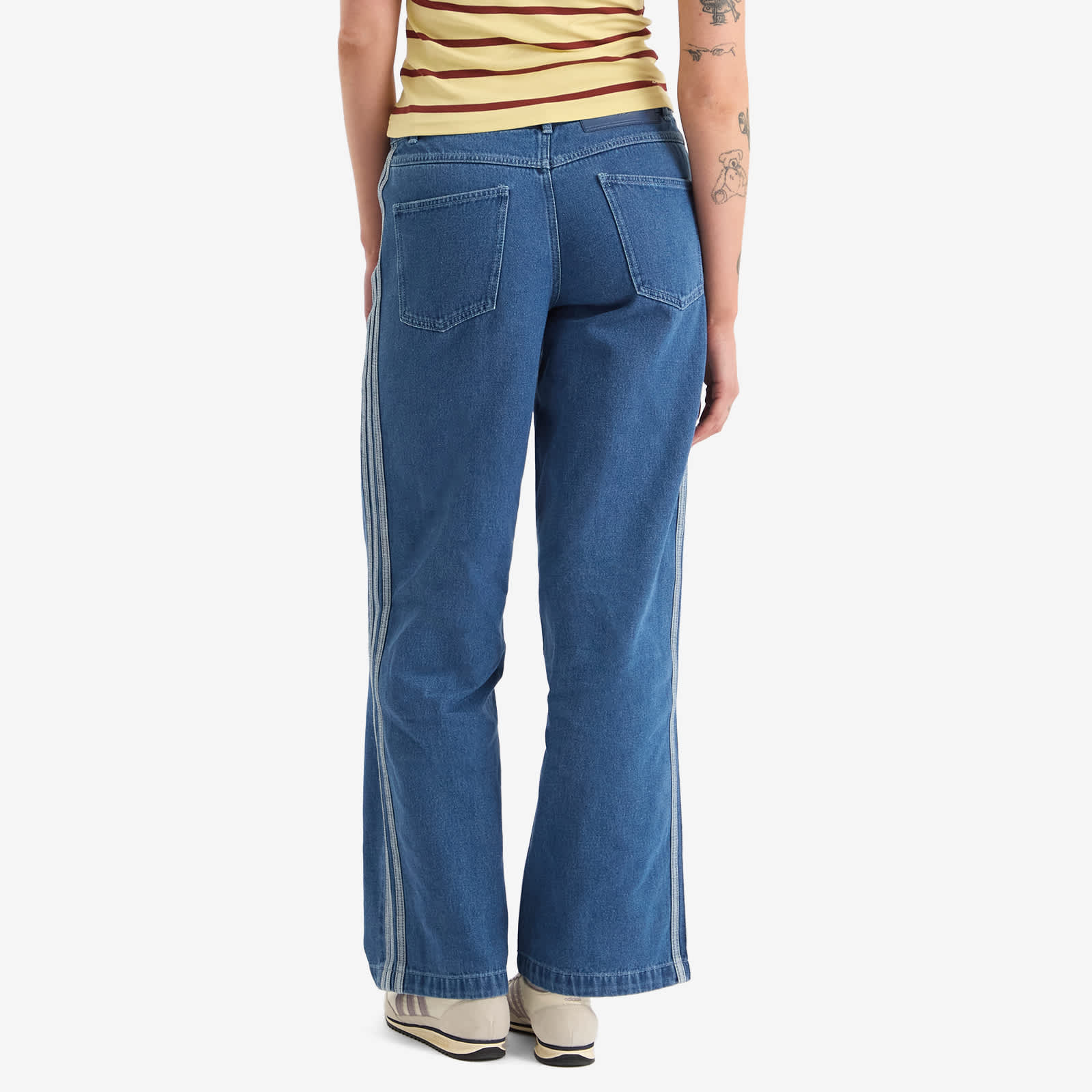 adidas Adicolor Denim 3-Stripes Track Pants Indigo Denim | END. (US)