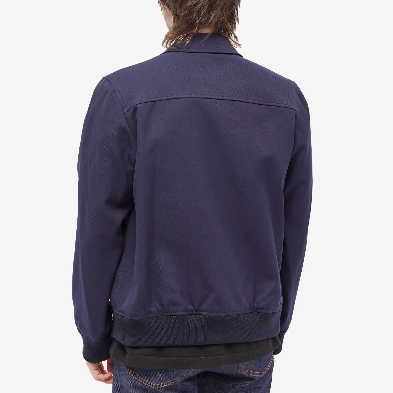 A.P.C. Sutherland Harrington Jacket Dark Navy | END. (CA)
