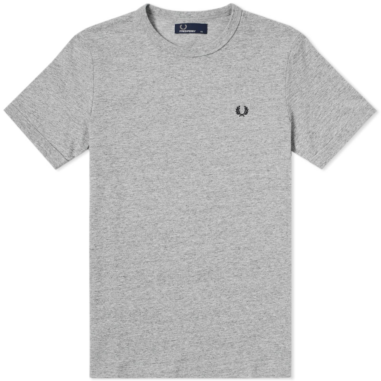 Fred Perry Ringer Tee Vintage Steel Marl | END.