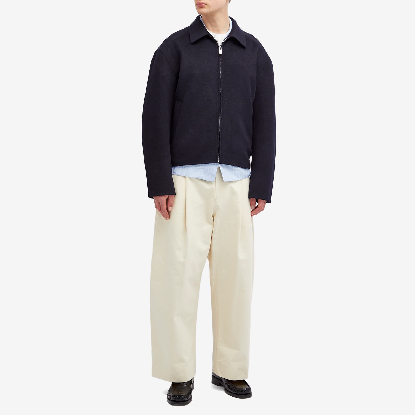 Róhe Double-Faced Wool Jacket Navy | END. (KR)