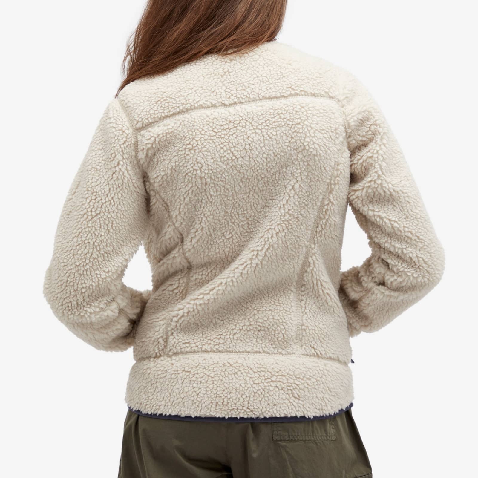 Patagonia Classic Retro Jacket Natural W/Smolder Blue | END. (HK)