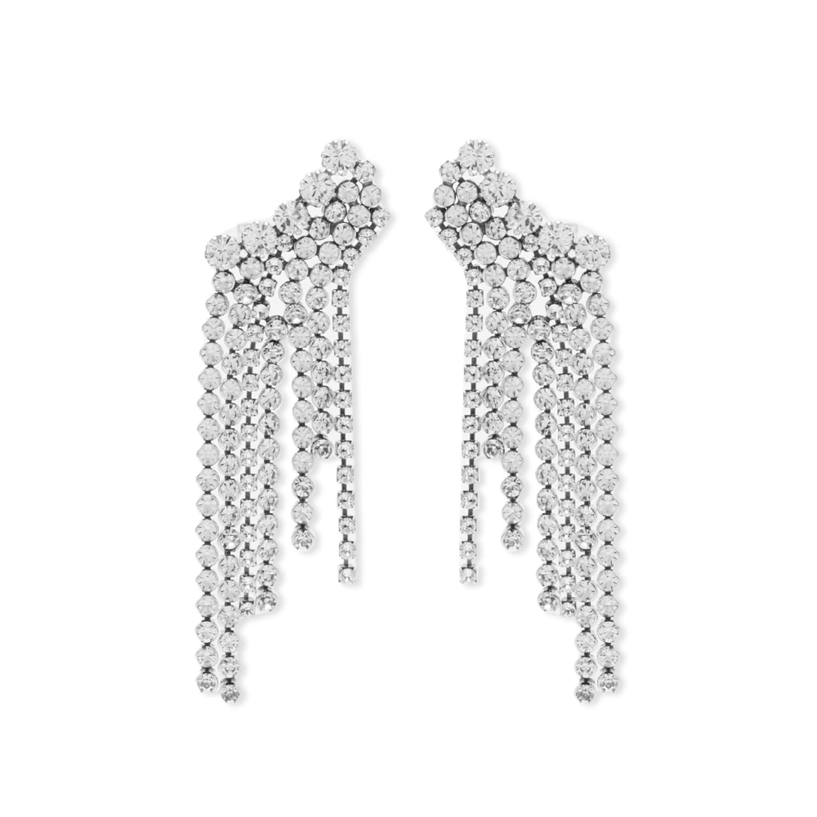 Isabel Marant A Wild Sho Rhinestone Drop Earring Transparent | END. (AR)