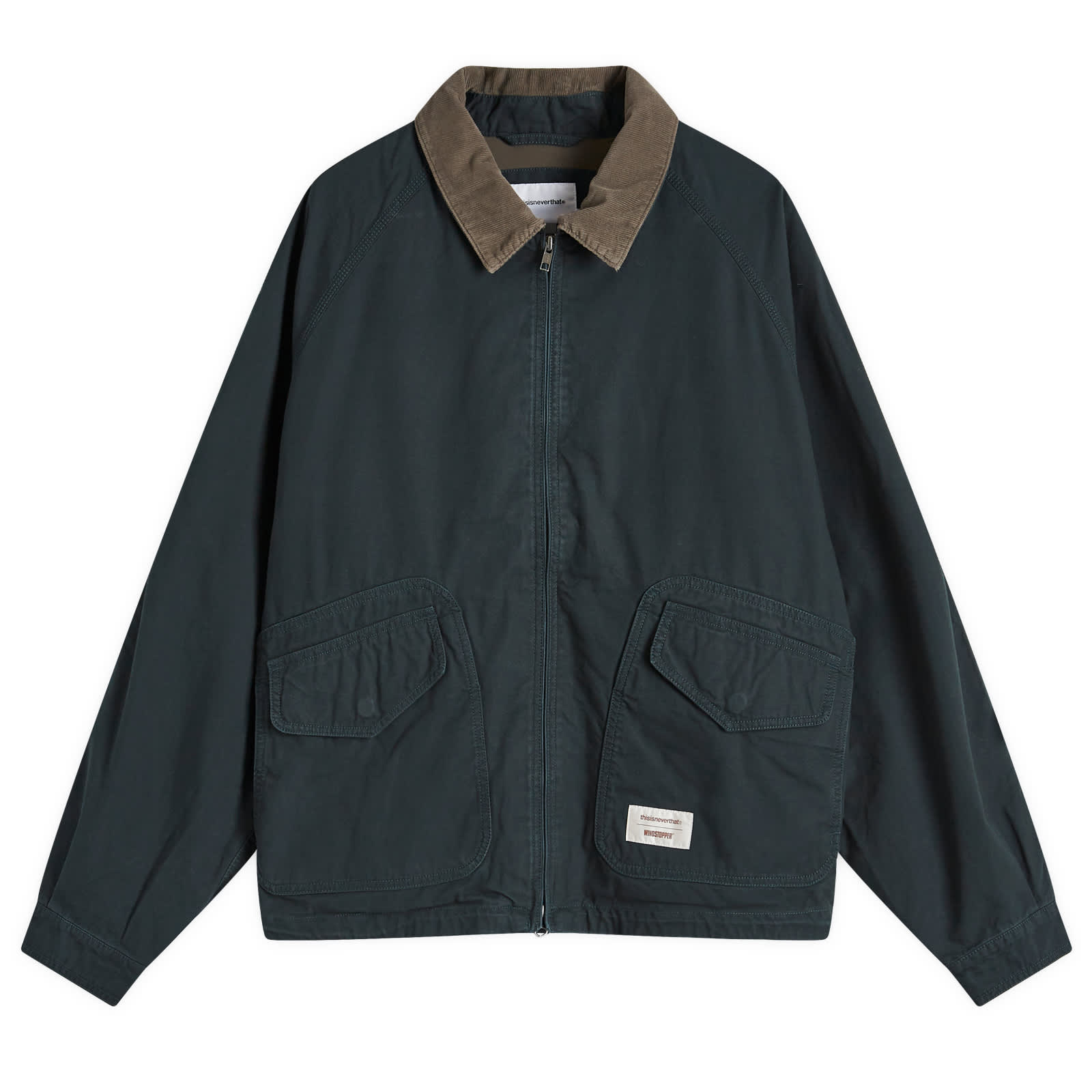 THISISNEVERTHAT x Gore-Tex Windstopper Gear Jacket Off Black | END. (US)