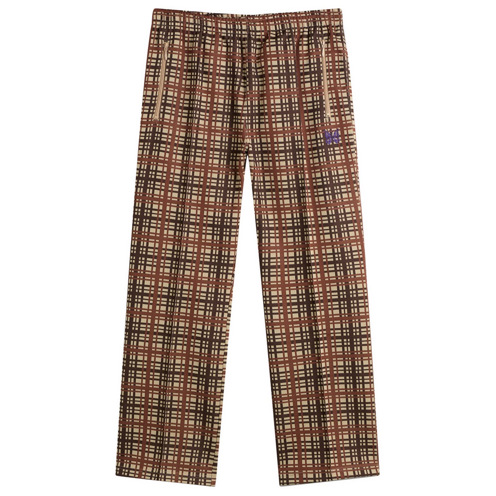 Needles Poly Jacquard Track Pants Plaid | END. (AT)