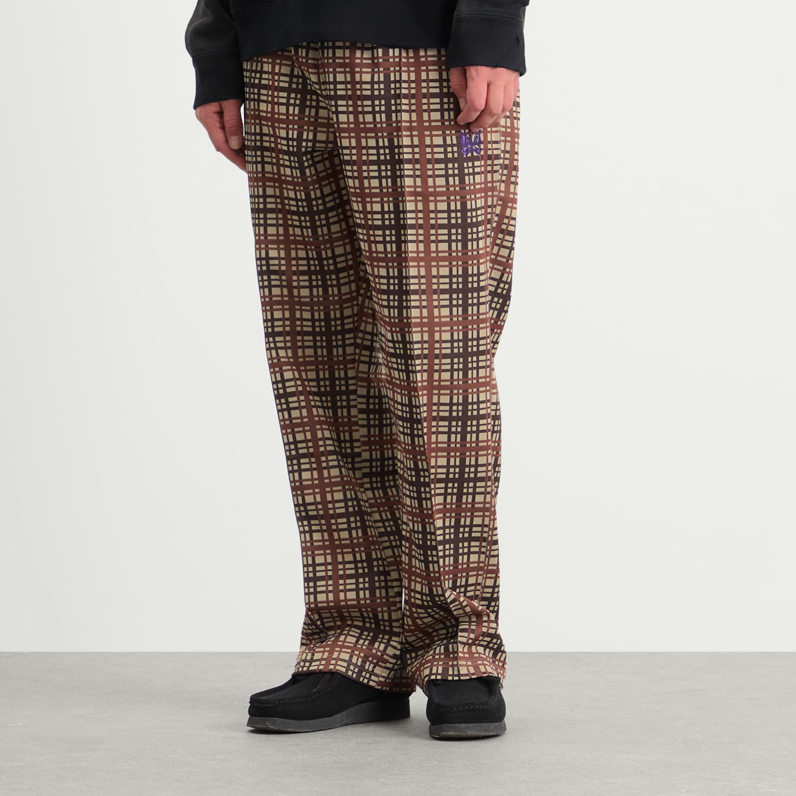 Needles Poly Jacquard Track Pants Plaid | END. (HK)