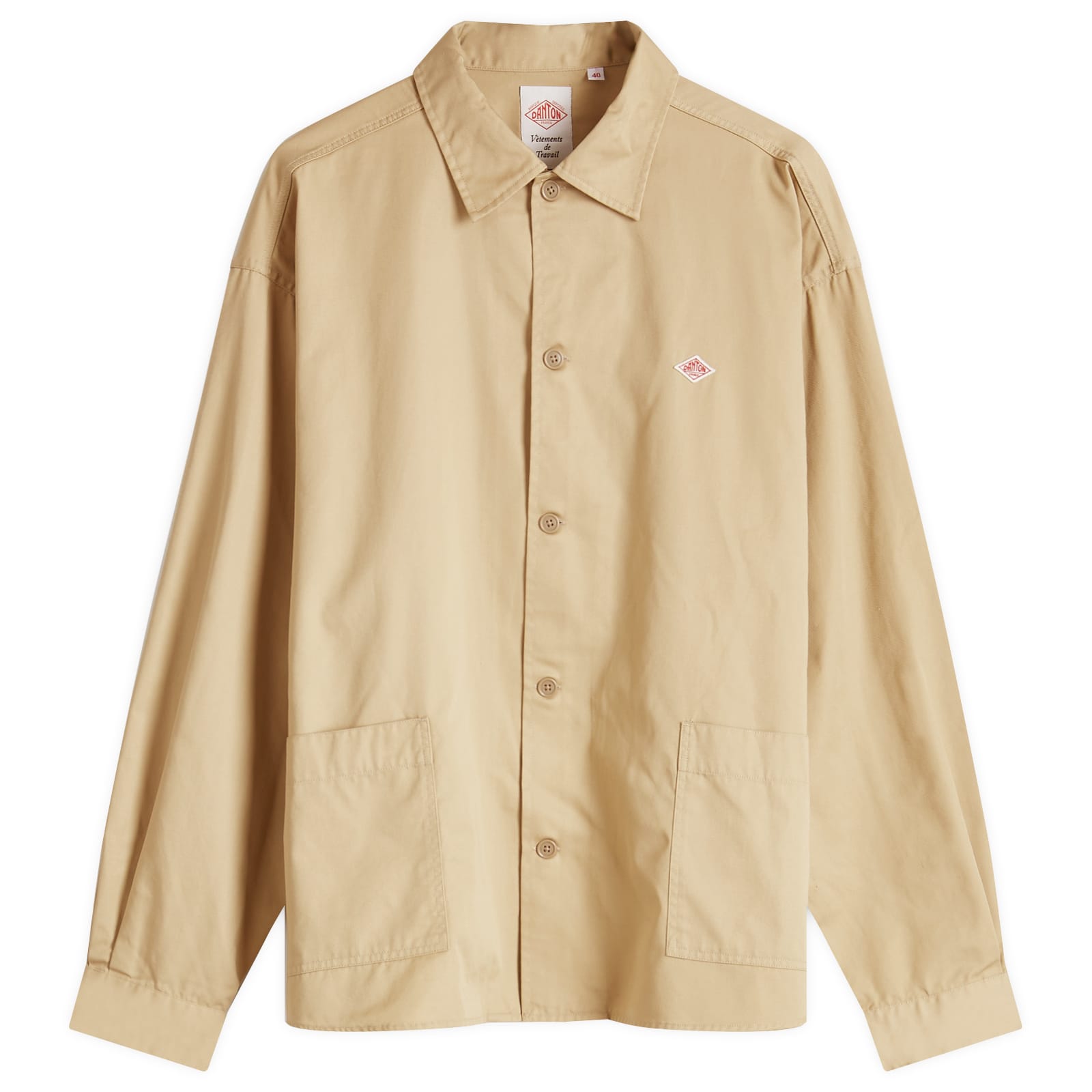 Danton Lightweight Overshirt Beige | END. (HK)
