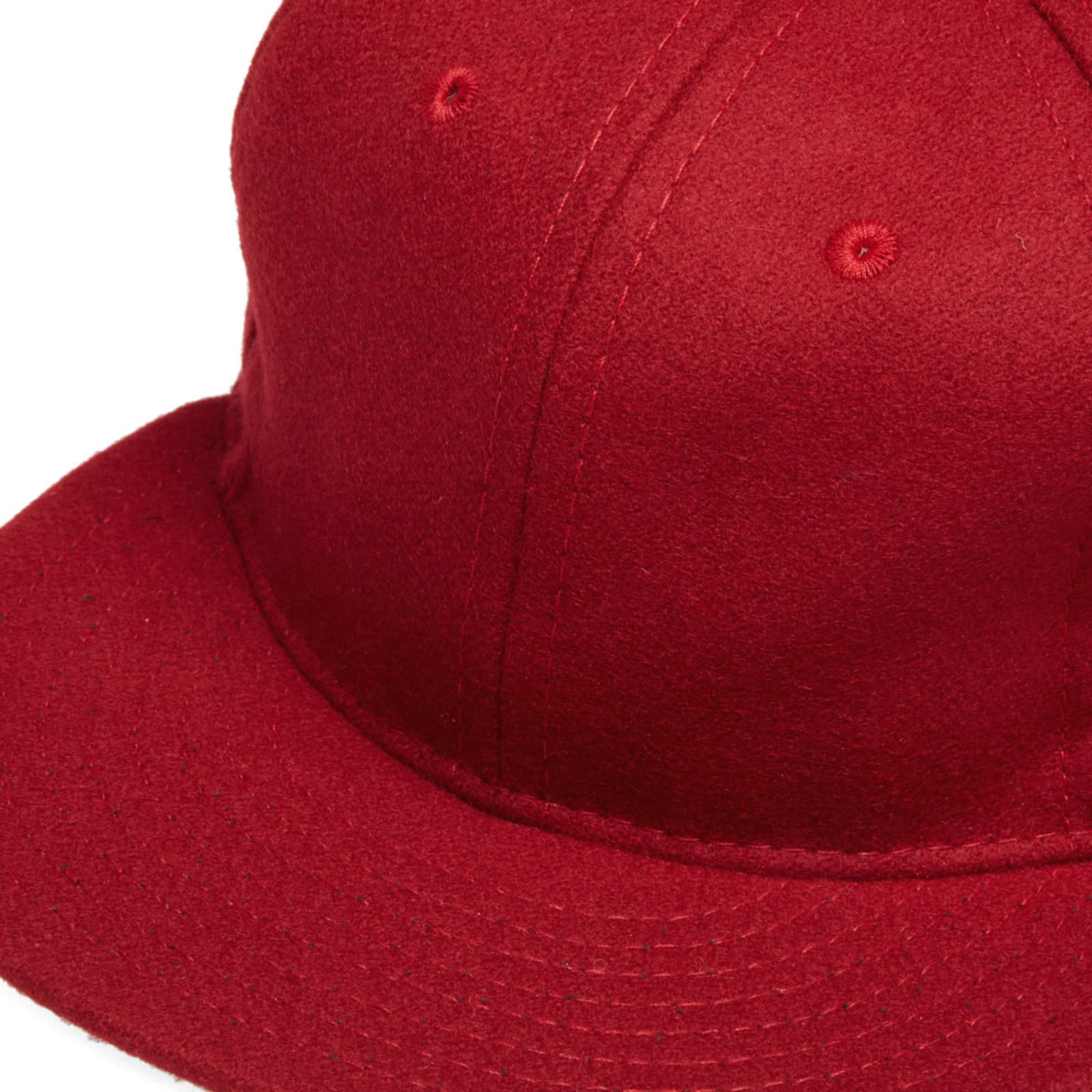 Ebbets Field Flannels Standard Adjustable Cap Burgundy Wool | END.