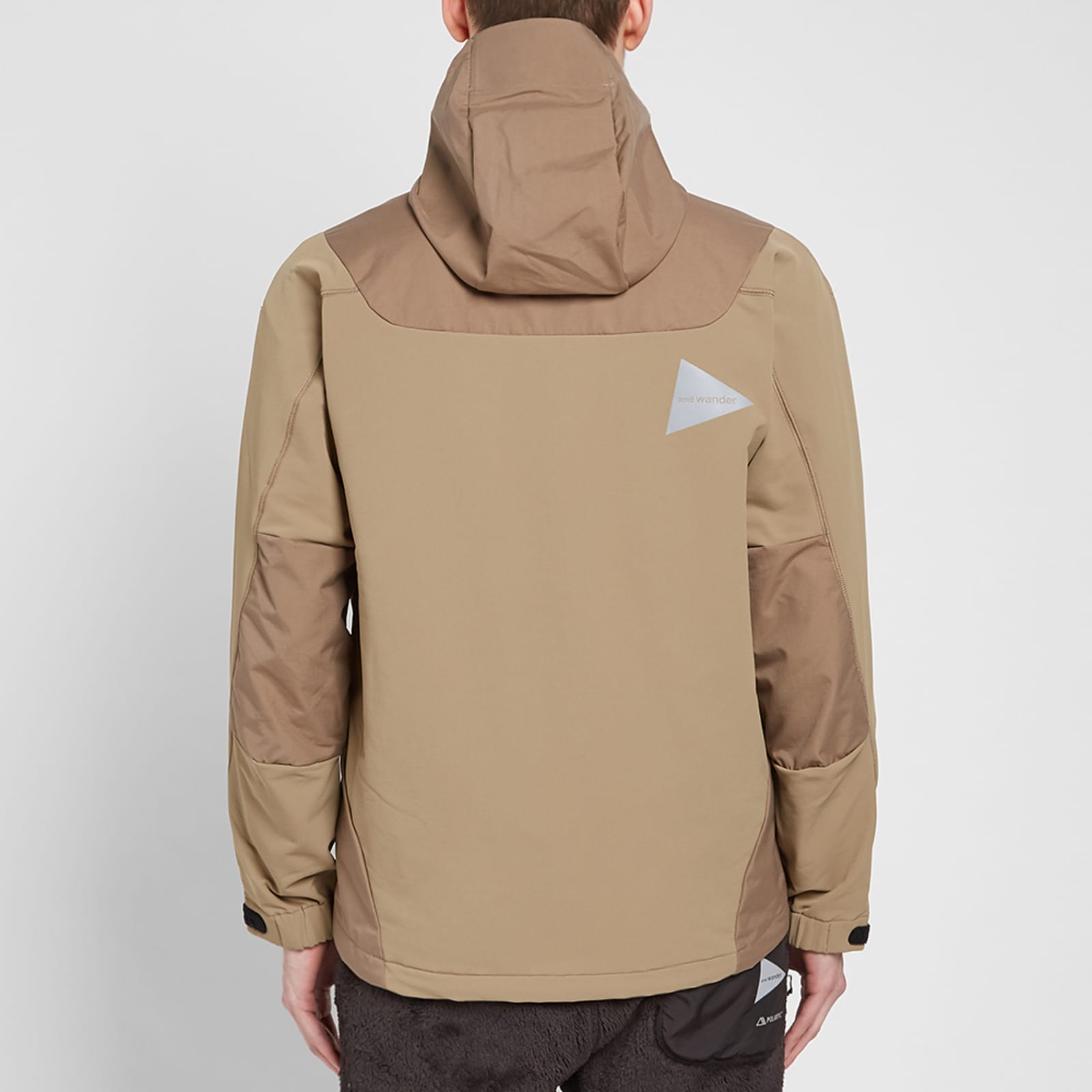 And Wander Stretch Shell Jacket Beige | END. (US)