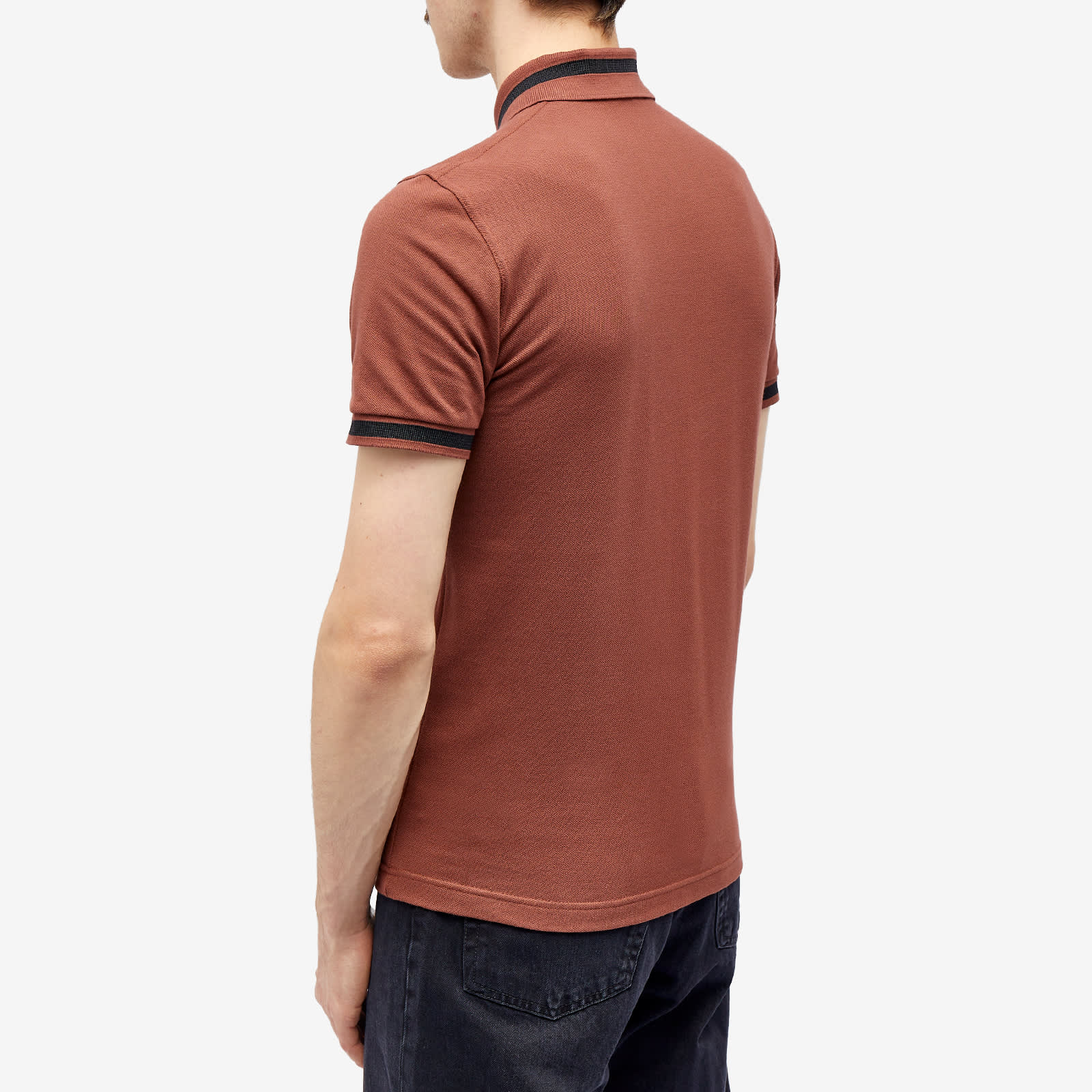 Fred Perry Single Tipped Polo Whisky Brown & Black | END. (HK)