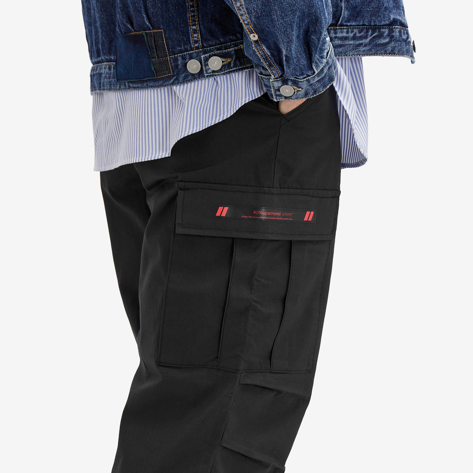 WTAPS 12 Ripstop Cargo Pants Black | END. (US)