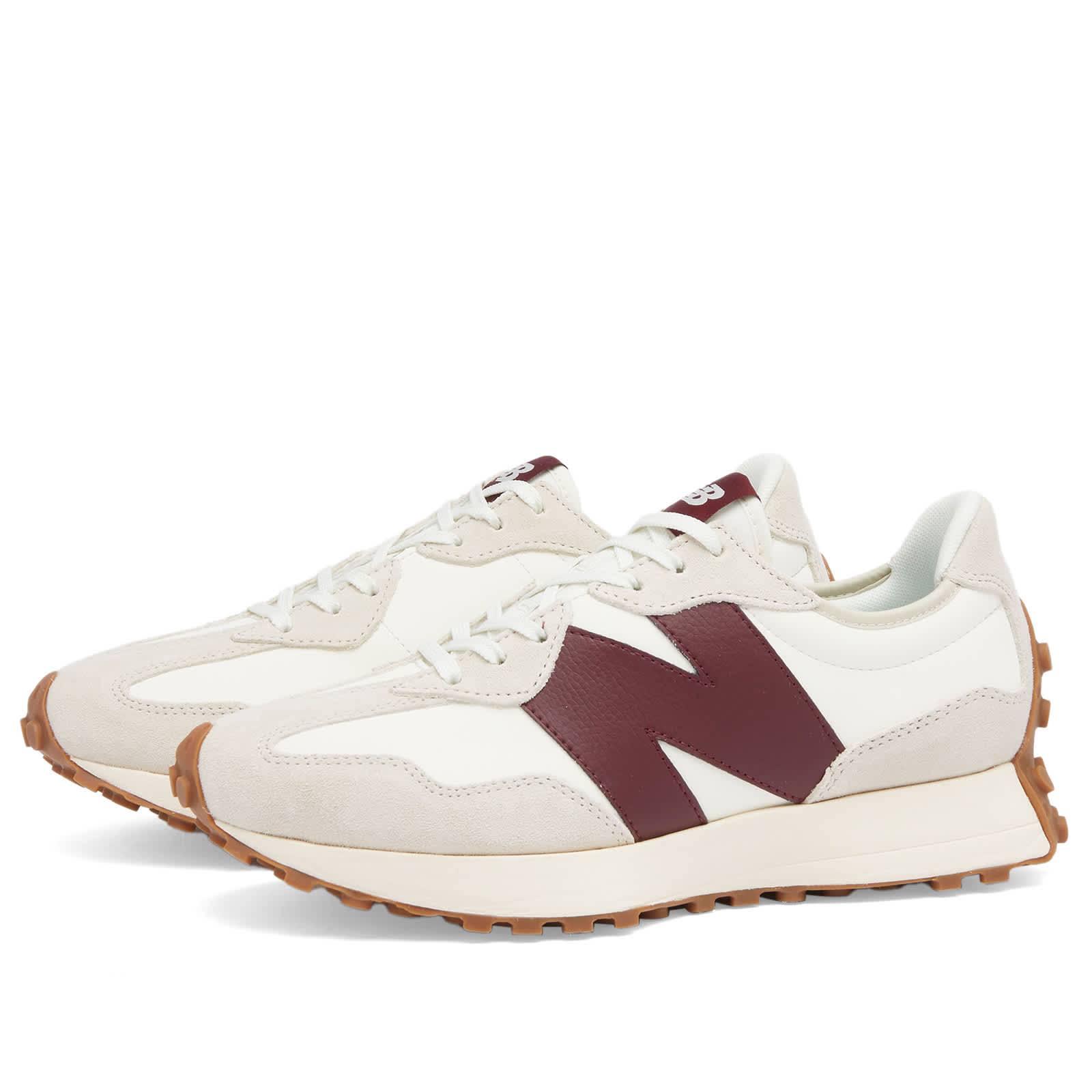 New Balance WS327KA Moonbeam & Burgundy | END. (CA)