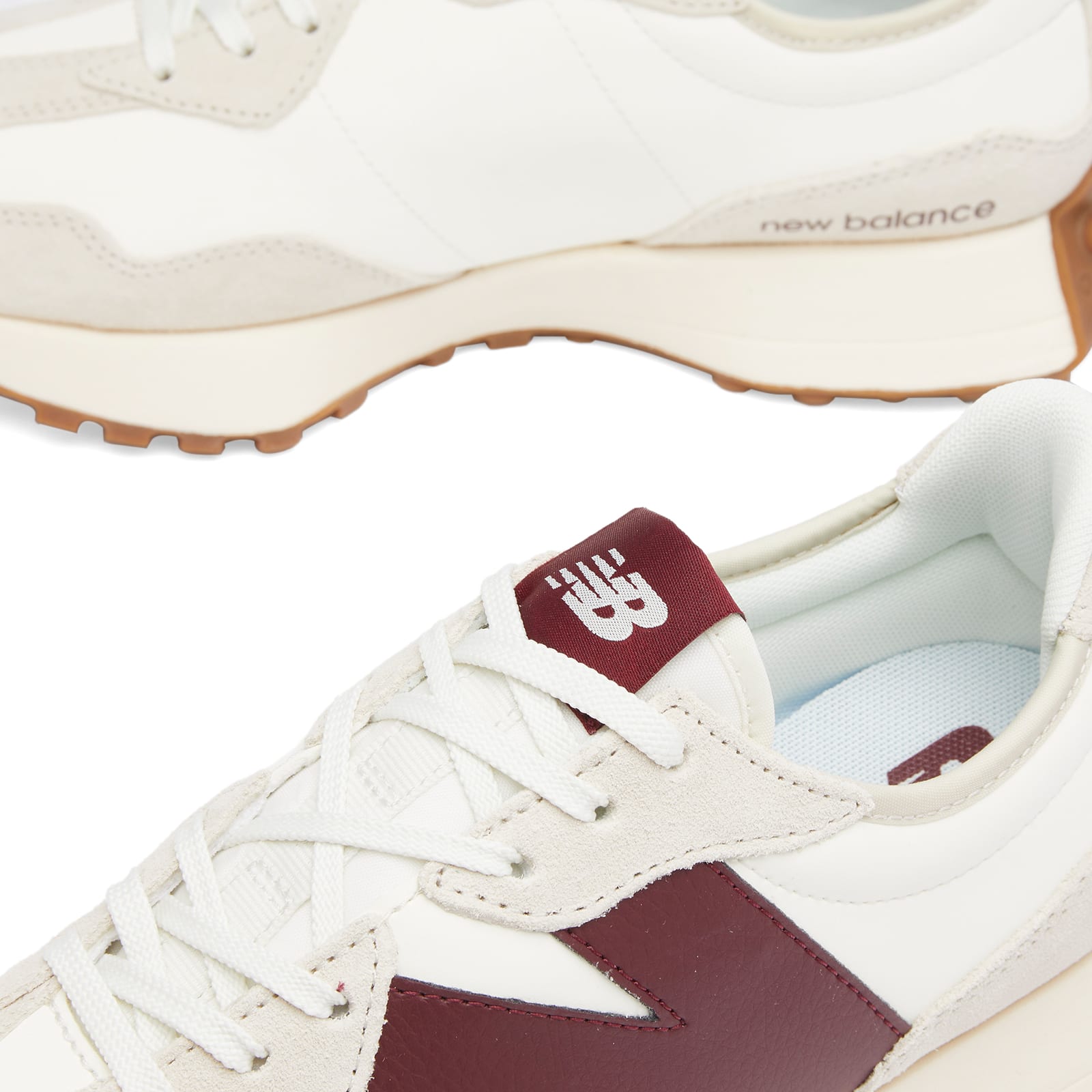 New Balance WS327KA Moonbeam & Burgundy | END. (CA)