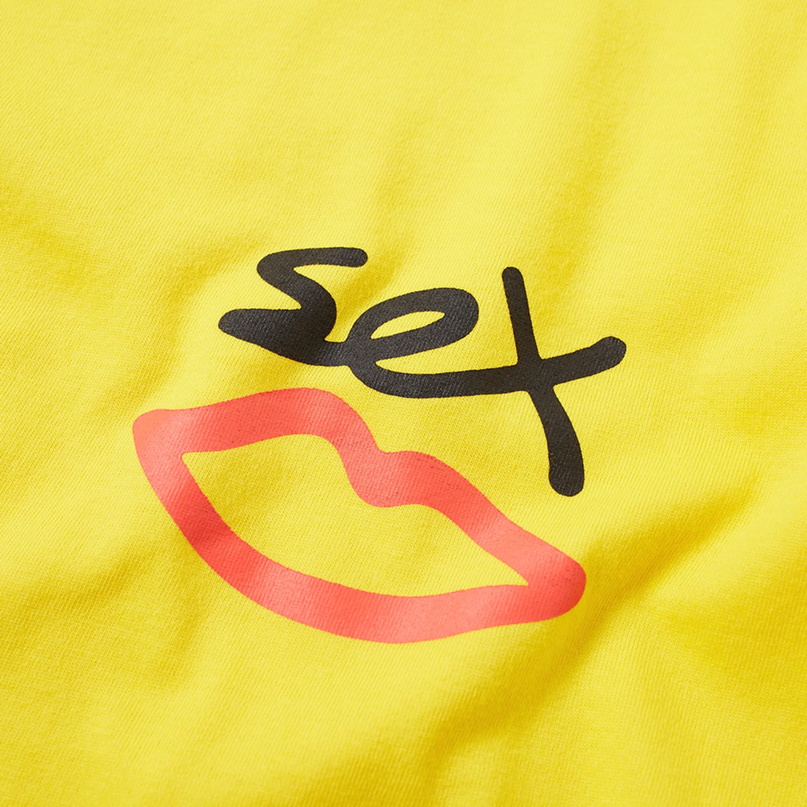 Sex Skateboards Small Logo Tee Yellow End Nl