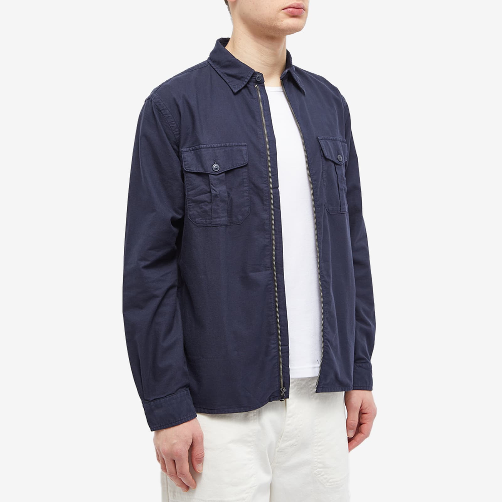 Polo Ralph Lauren Pocket Zip Overshirt Navy | END. (US)