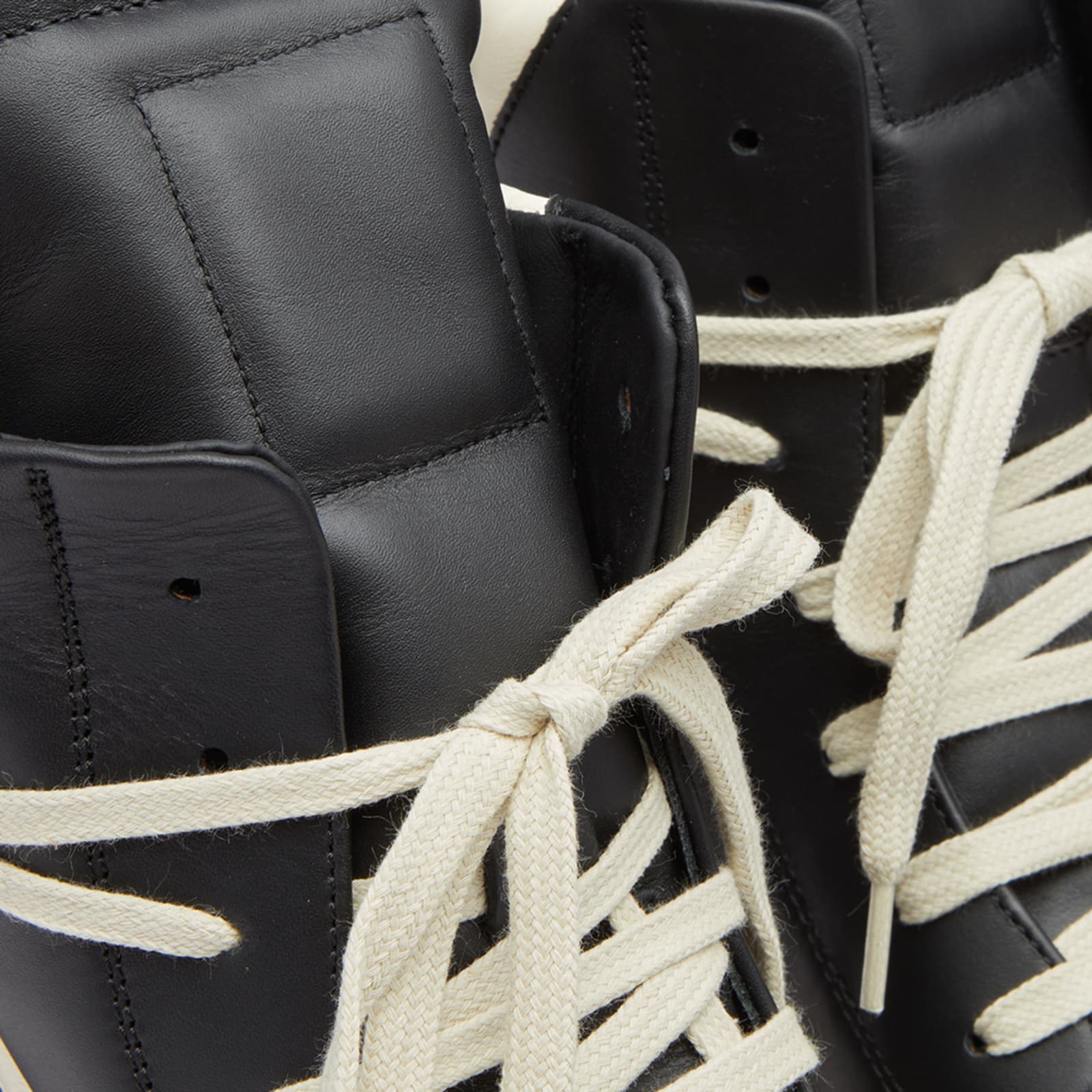 Rick Owens Geobasket Sneaker Black & Milk | END. (US)