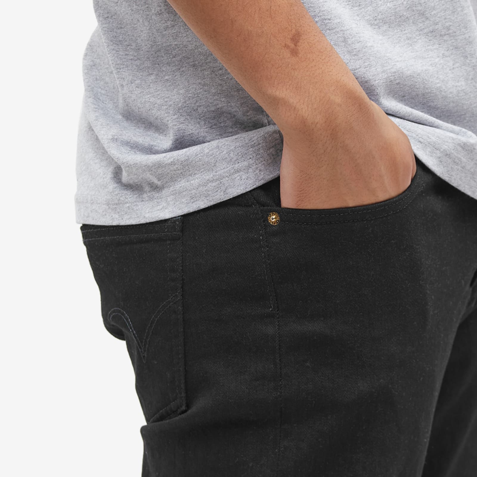 Edwin Regular Tapered Jeans Black Rinsed | END. (US)