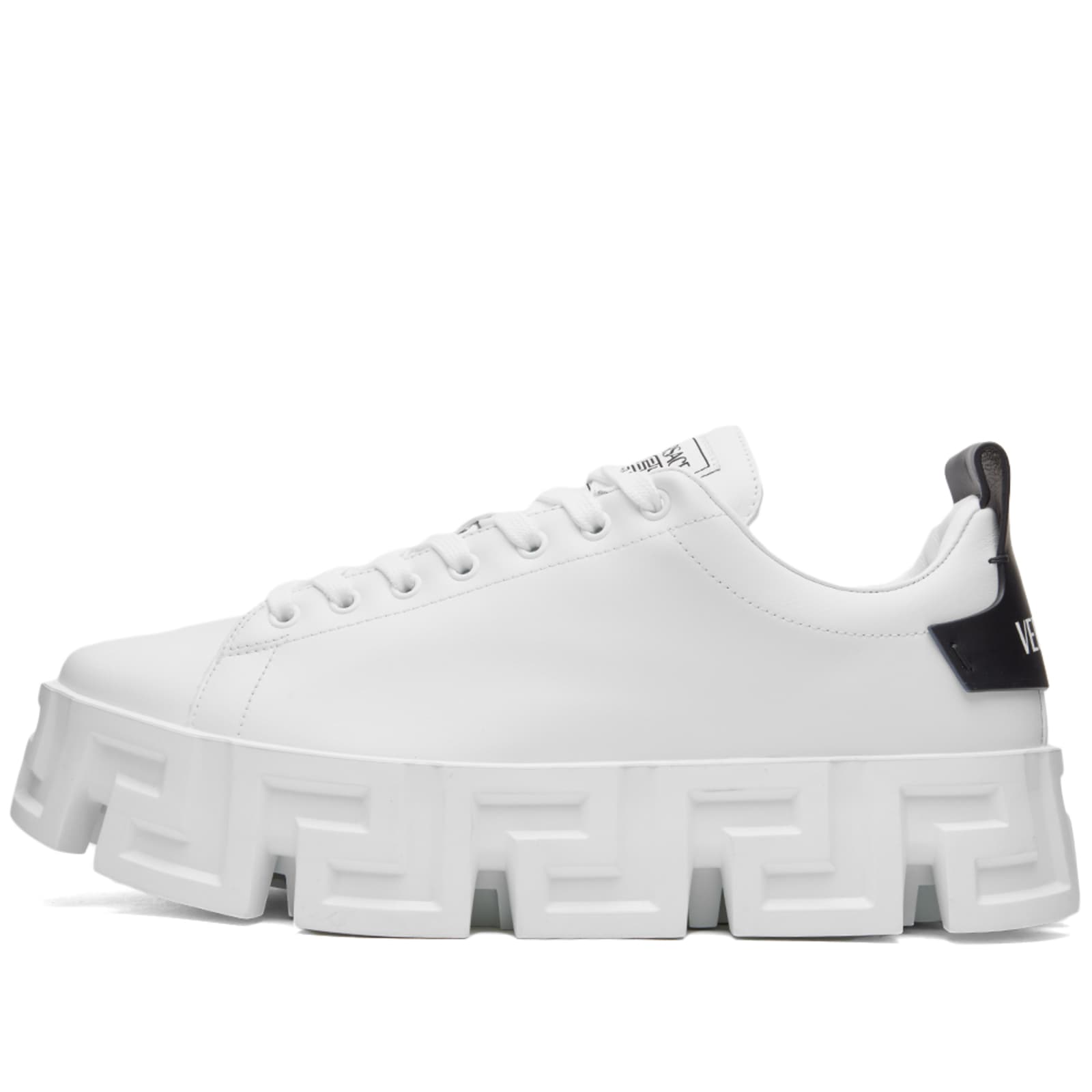 Versace Chunky Greek Sole Sneaker White & Black | END. (GB)