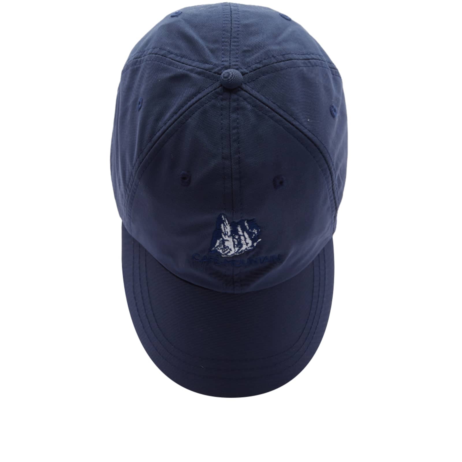 Café Mountain Nylon Embroidered Logo Cap Navy | END. (KR)