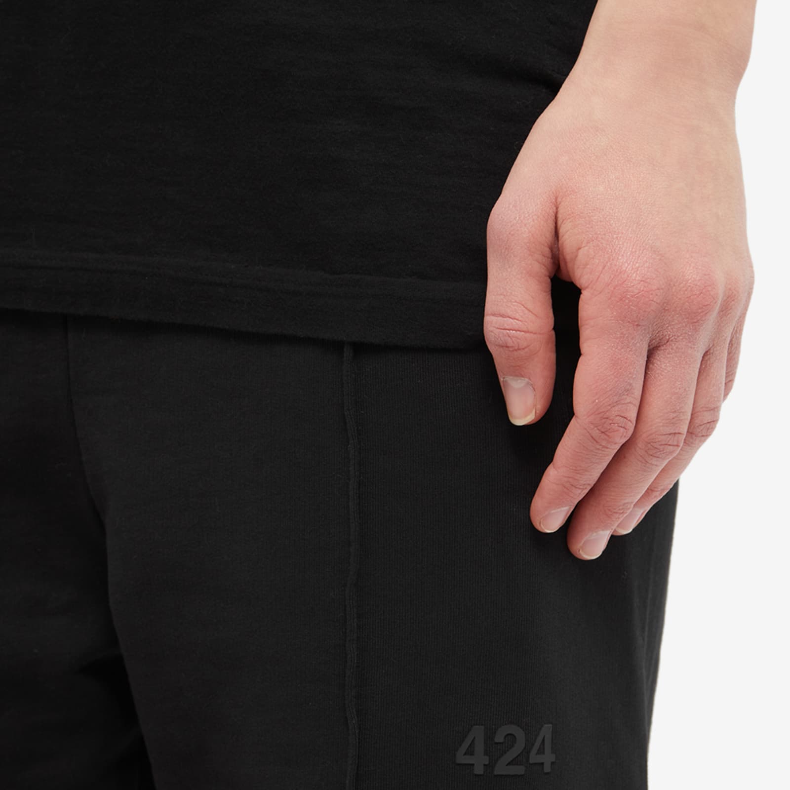 424 Tonal Logo Track Pant Black | END. (US)