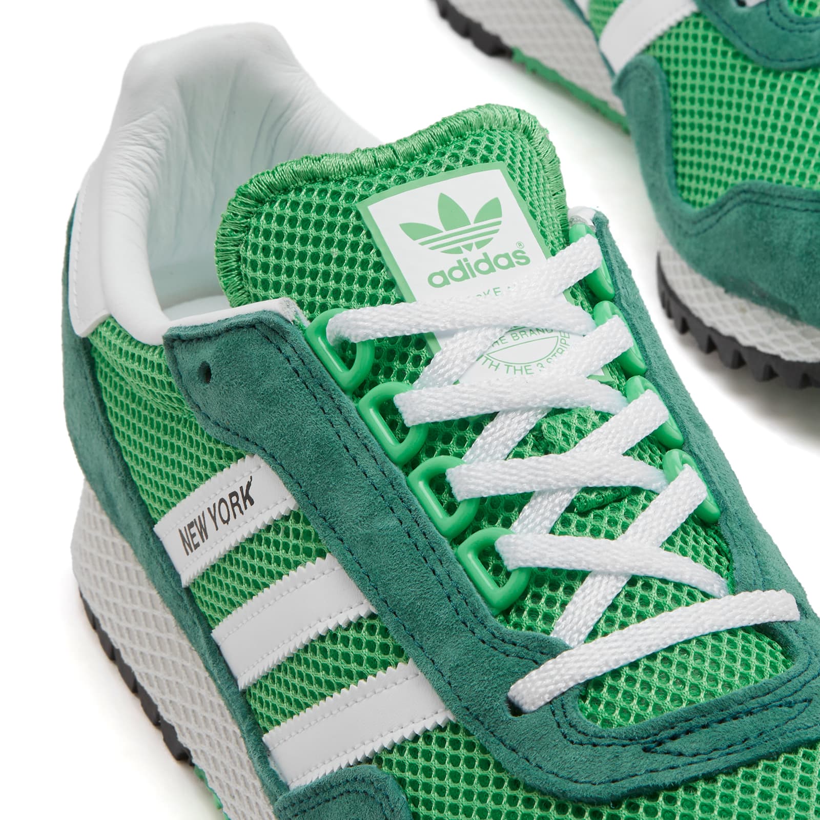 Adidas New York Sneaker Green, White & Energy Green | END. (US)