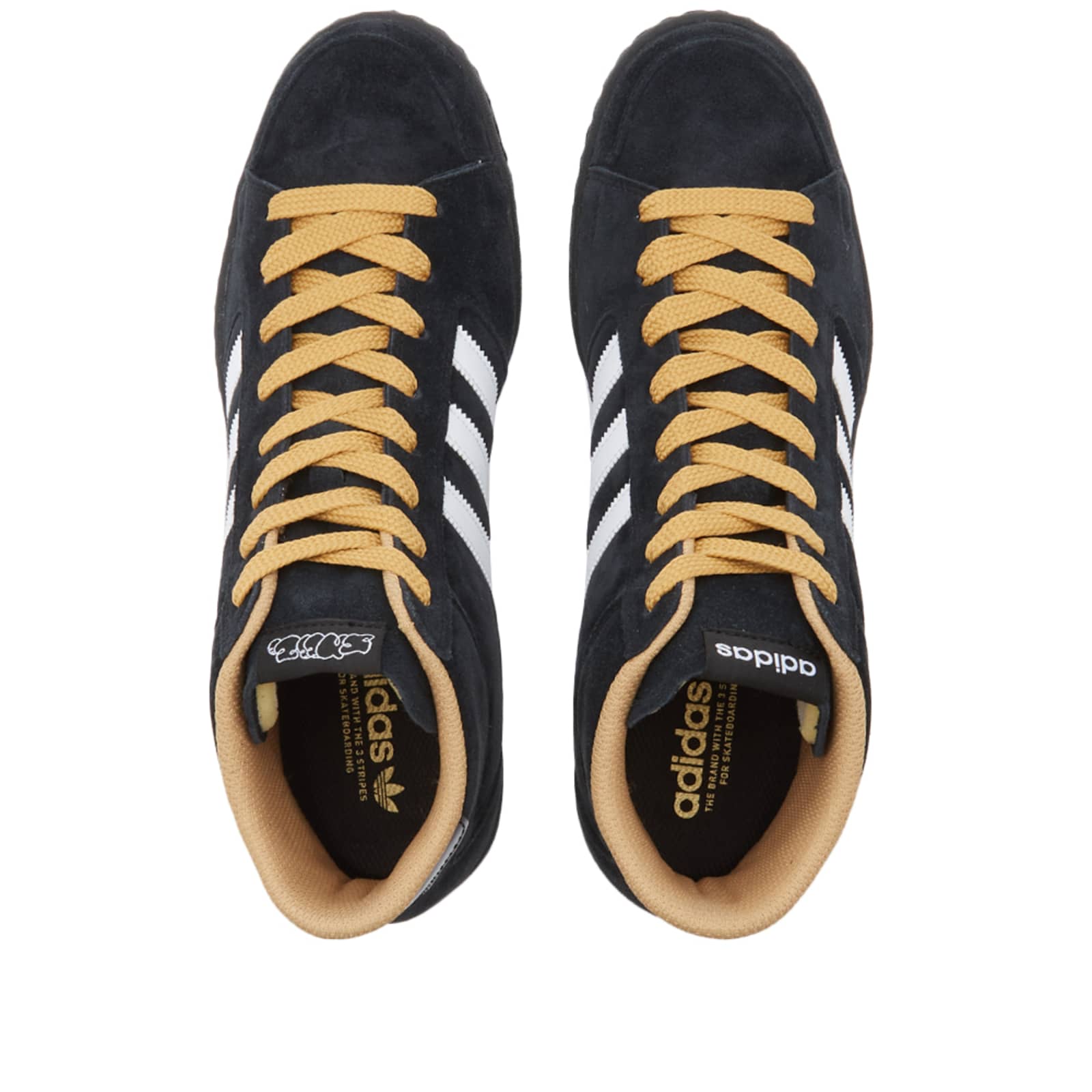 Adidas Sneeze Superskate Black, White & Golden Beige | END. (AR)