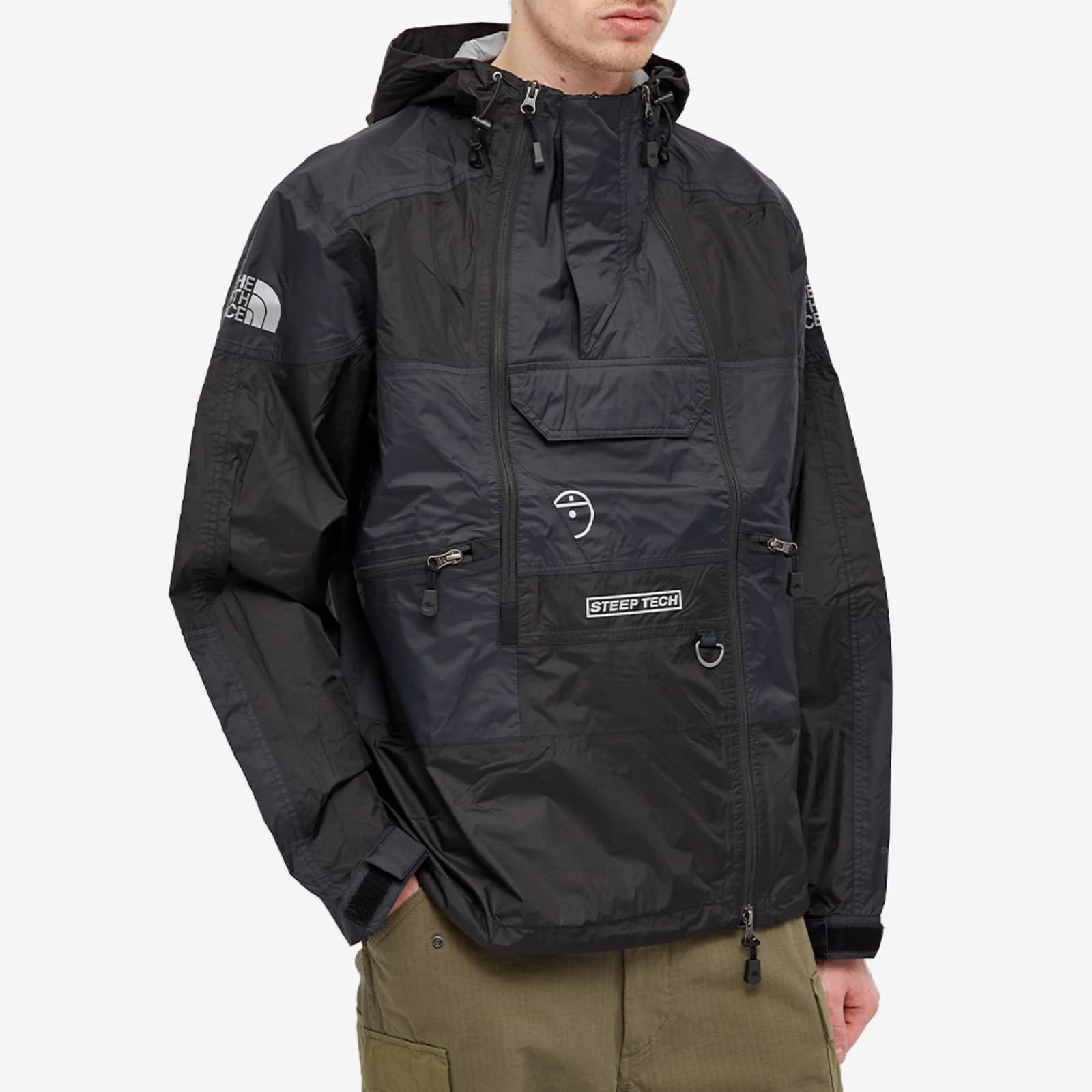 The North Face Steep Tech Light Rain Jacket Black | END. (CA)