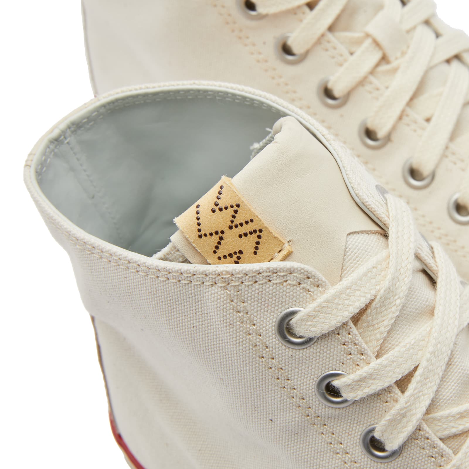 Visvim Skagway Hi Pattern Sneaker Ivory | END. (US)