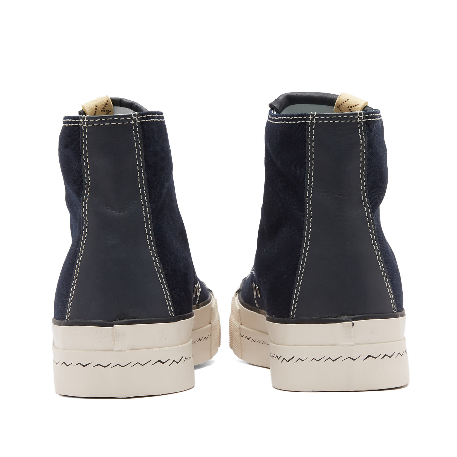 Visvim Skagway Hi Pattern Sneaker Navy | END. (US)