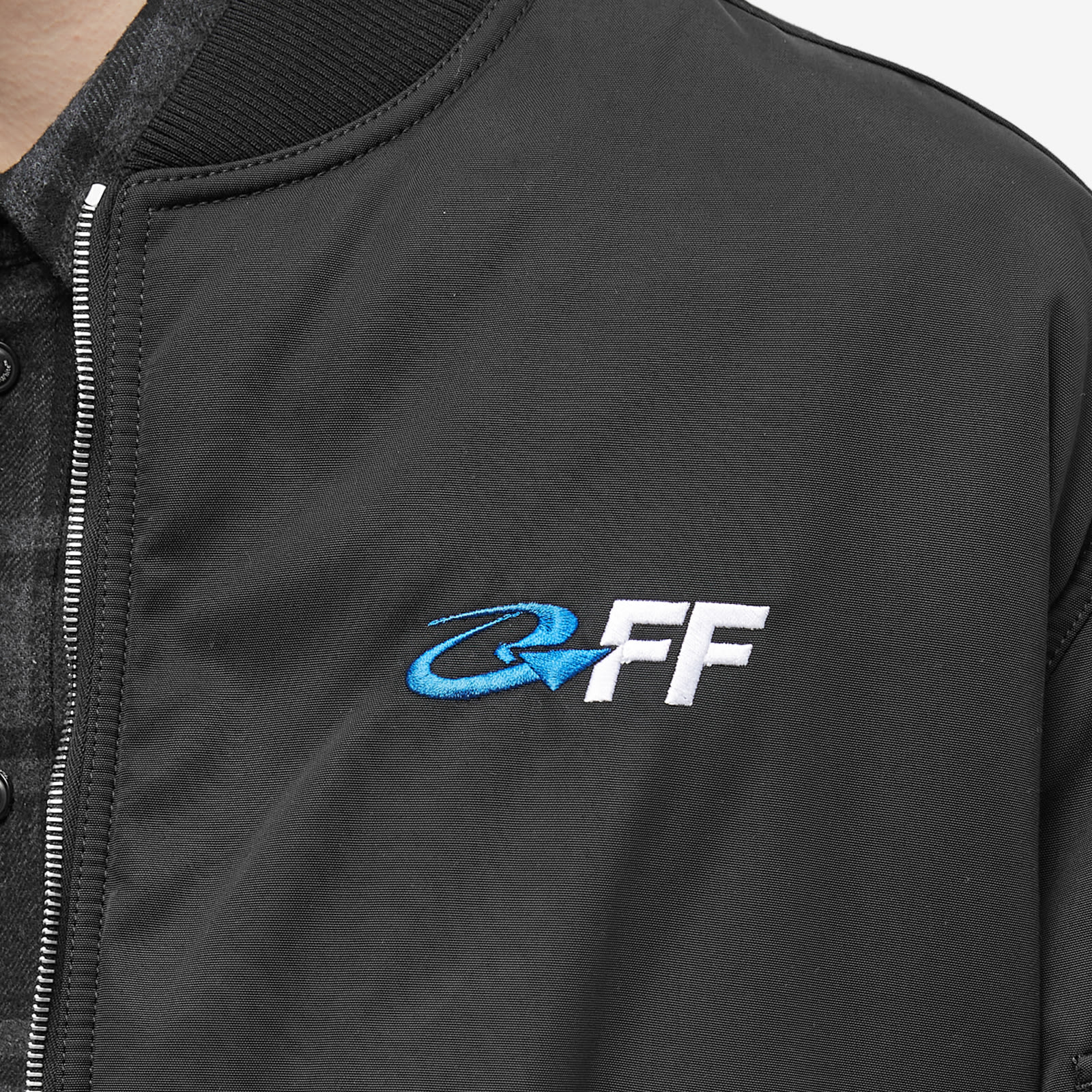 Off-White Exact Opp Over Bomber Jacket Black | END. (GB)