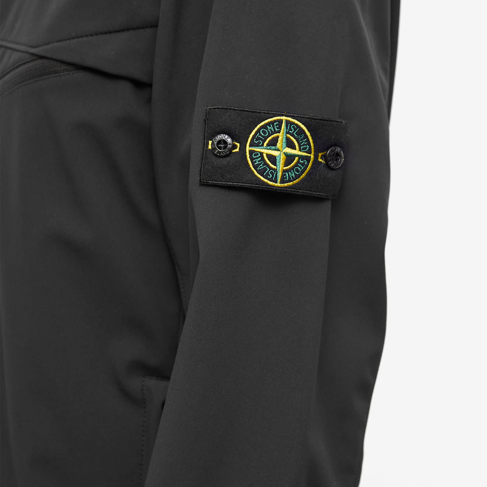Stone Island Light Soft Shell-R Jacket Black | END. (US)