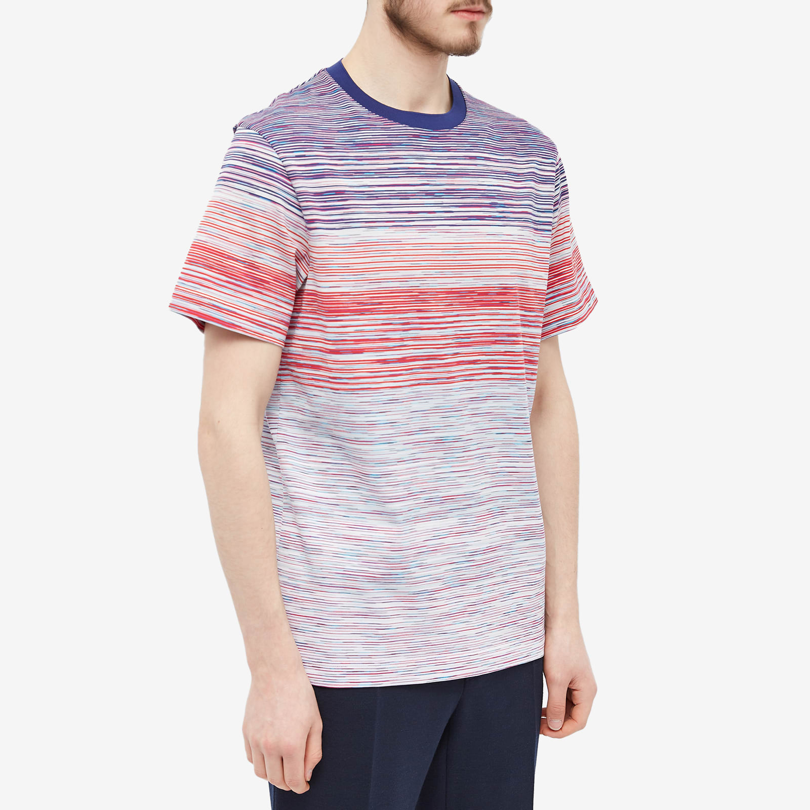 Missoni Multi Stripe Tee Red, Violet &Light Blue | END. (US)