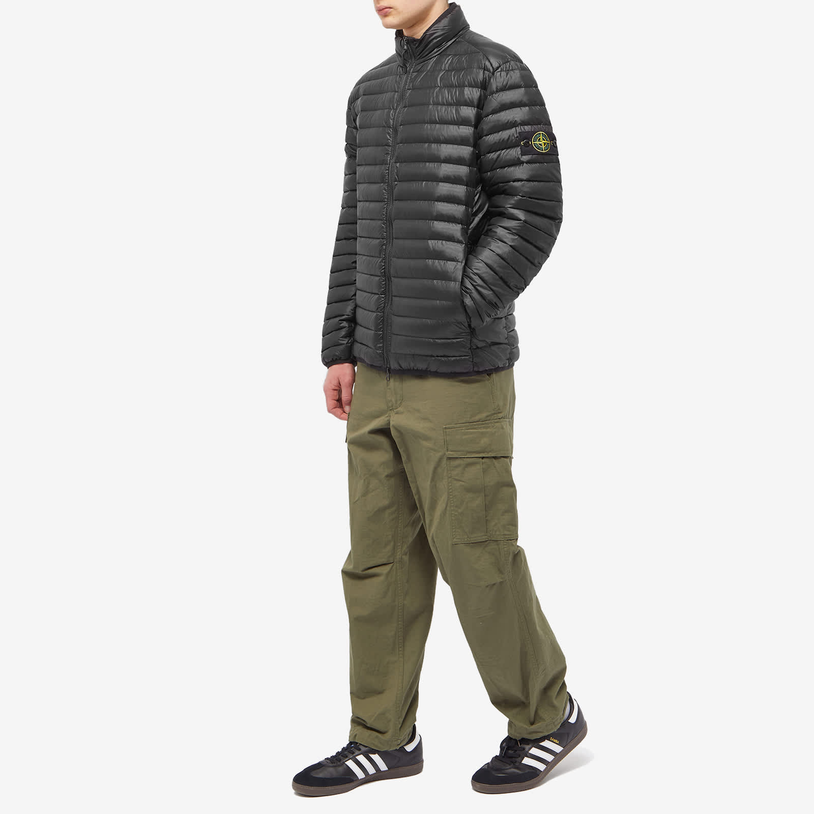 Stone Island Lightweight Down Jacket Black | END. (US)
