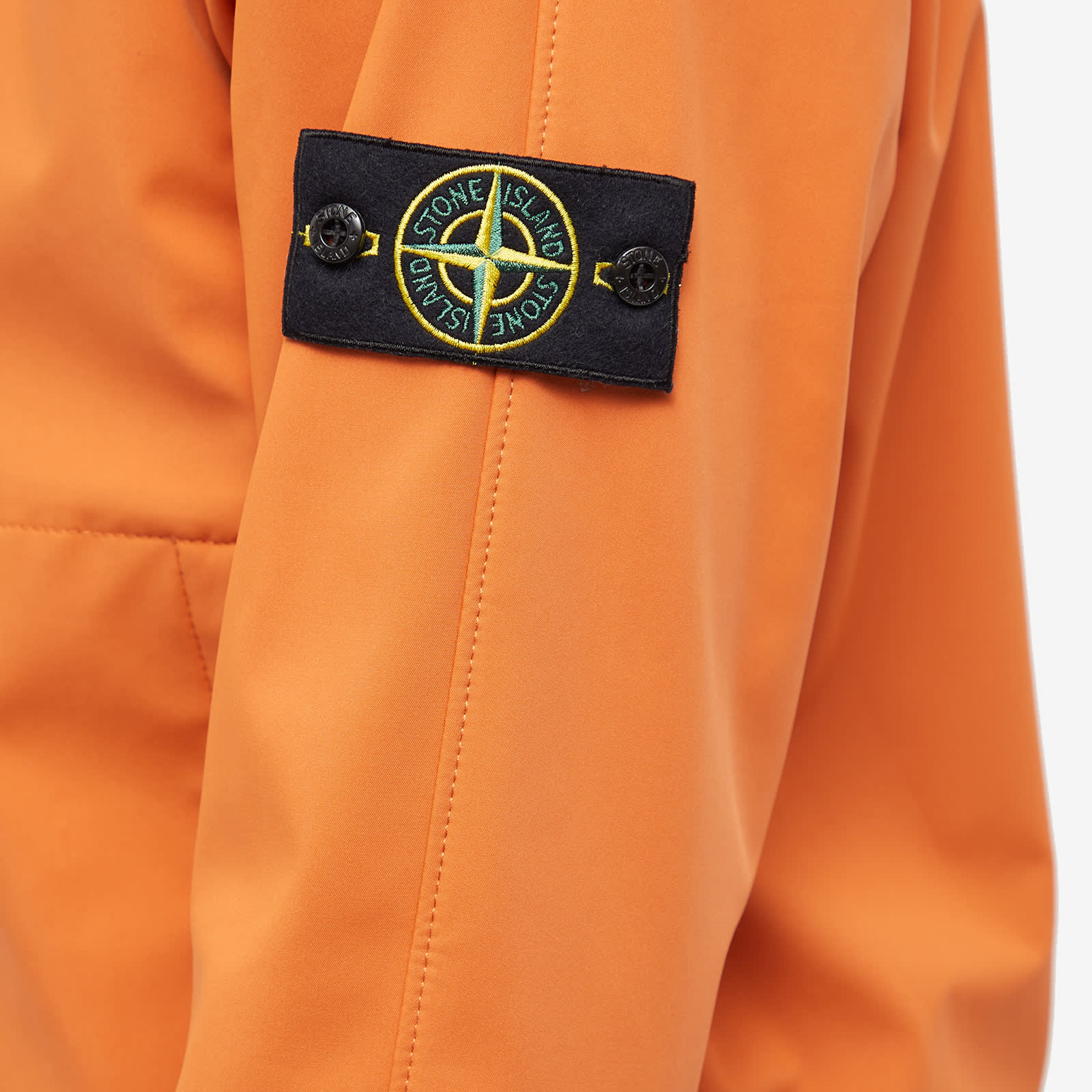 Stone Island Light Soft Shell-R Hooded Jacket Sienna | END. (GB)