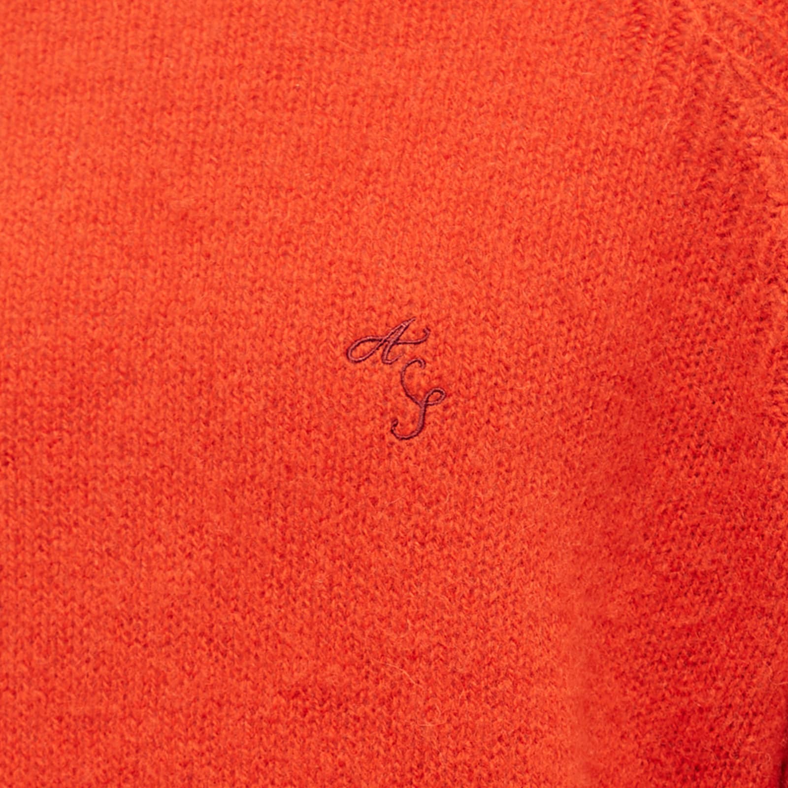 Acne Studios Kowhai New Brushed Crew Knit Sharp Red | END. (TW)