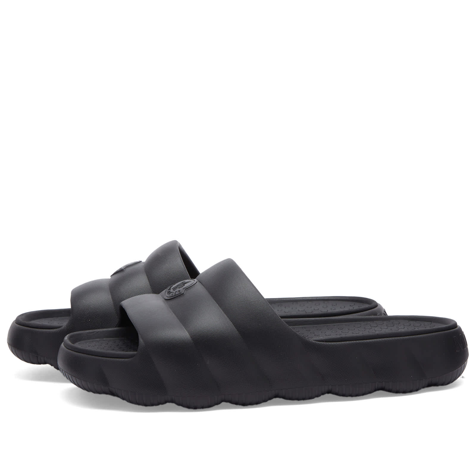 Moncler Lilo Pool Slides Black | END. (NZ)