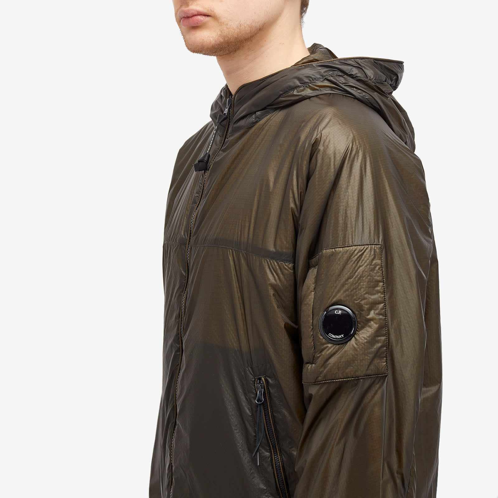 C.P. Company Nada Shell Hooded Jacket Ivy Green | END. (GB)