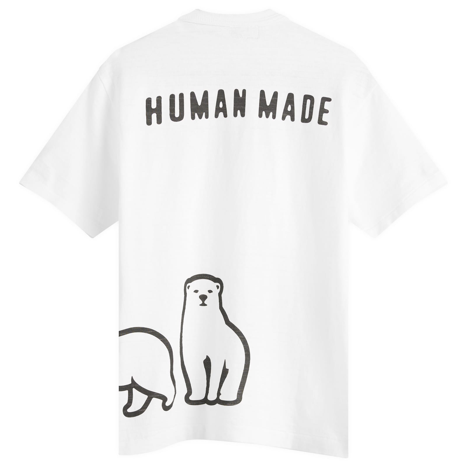 Human Made Side Polar Bear T-Shirt White | END. (US)