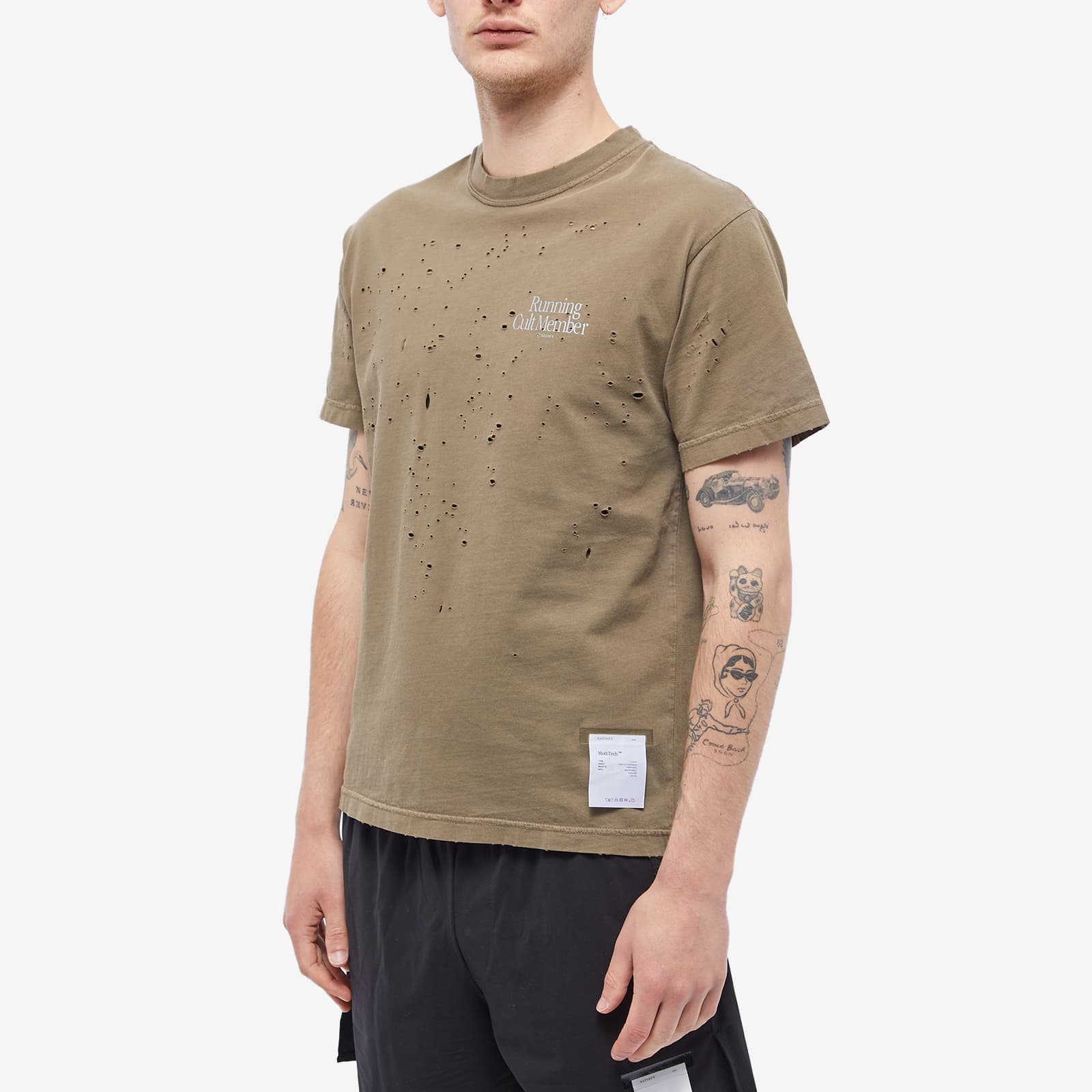 Satisfy MothTech T-Shirt Aged Brown | END. (US)