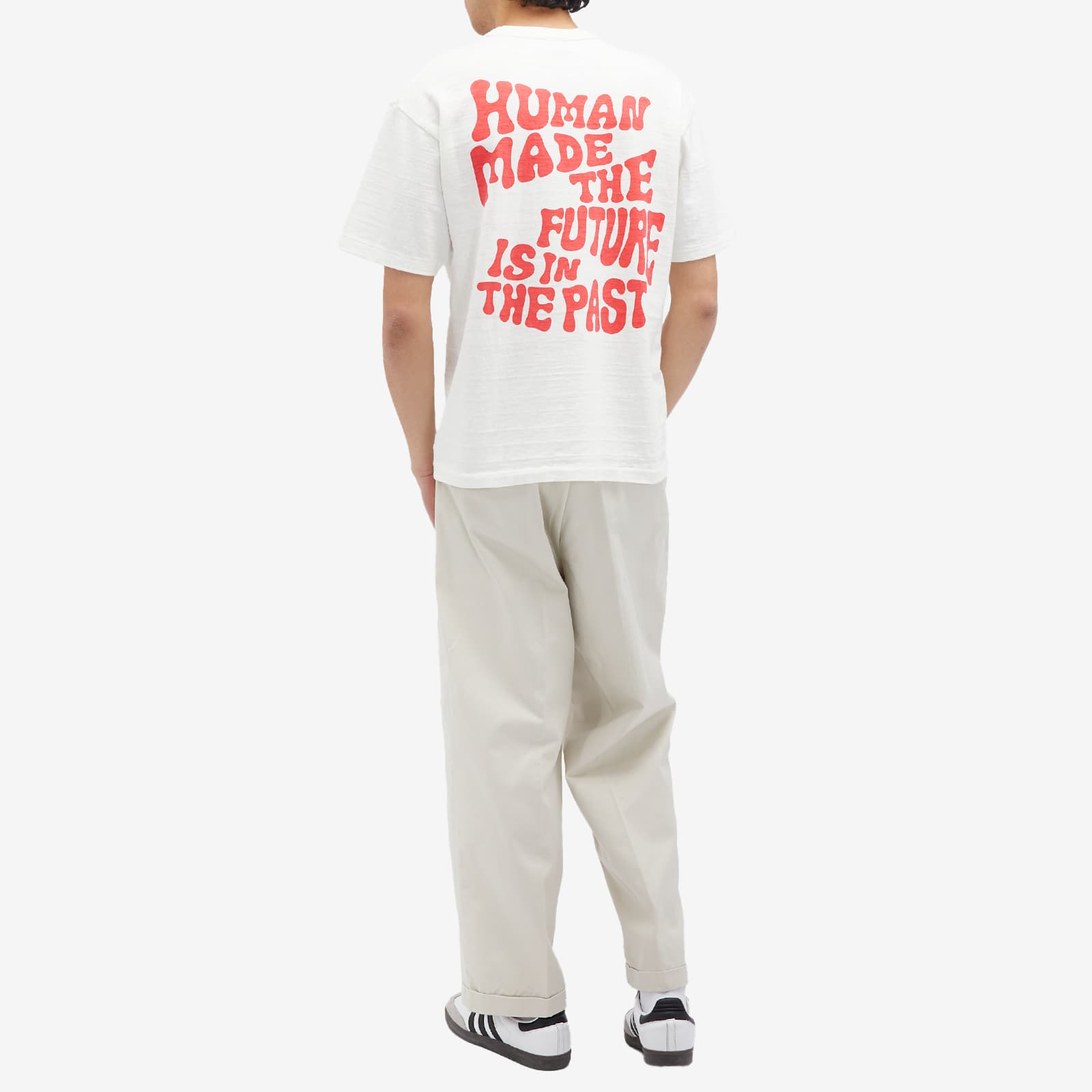 Human Made Font Print T-Shirt White | END. (KR)