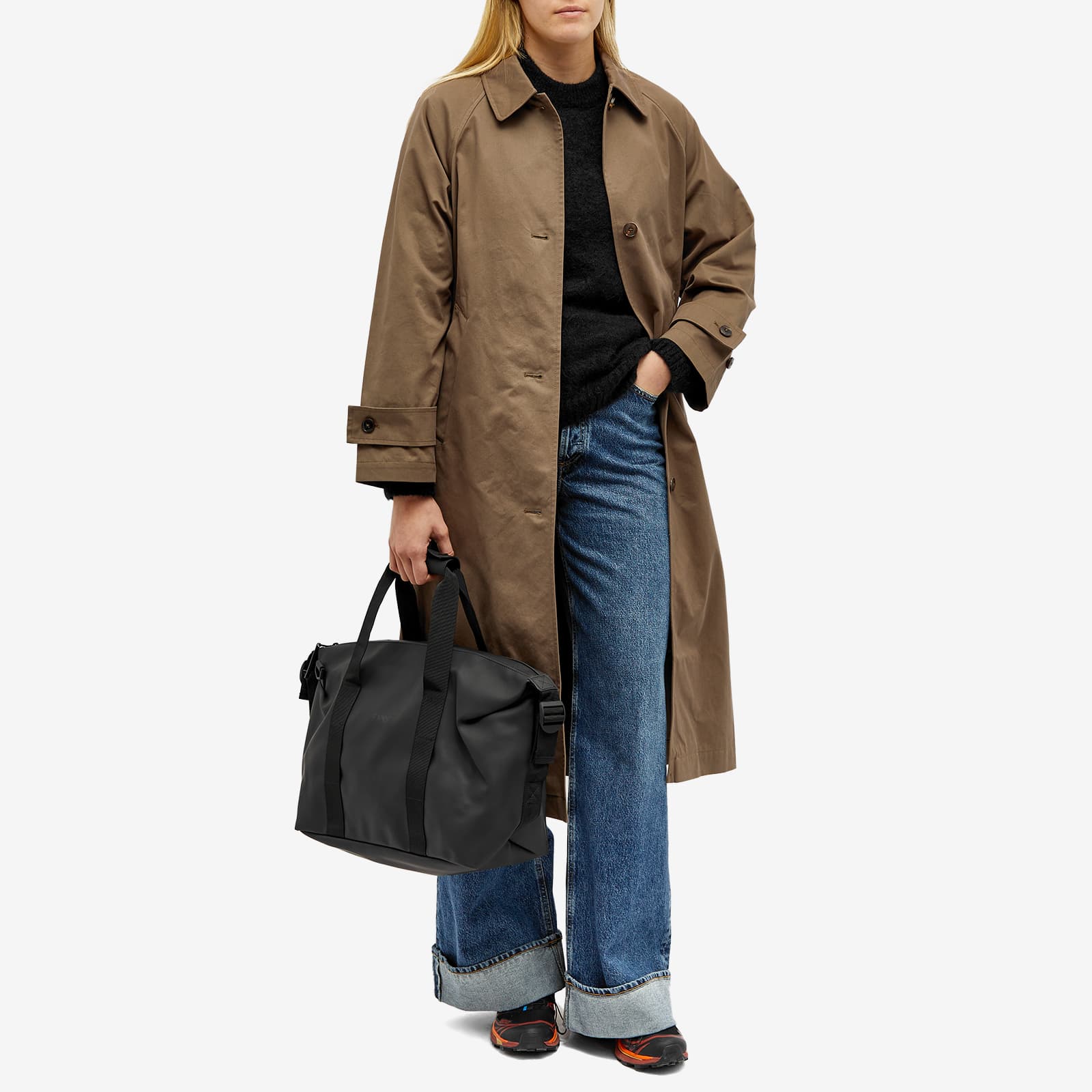 RAINS Hilo Weekend Bag Small Black | END. (GB)