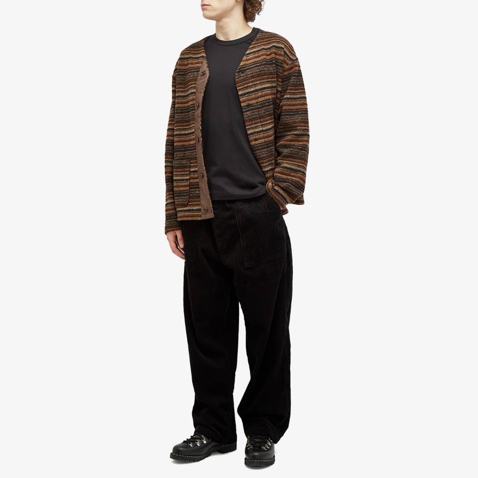 Engineered Garments Knit Cardigan Brown Fair Isle Stripe | END. (KR)