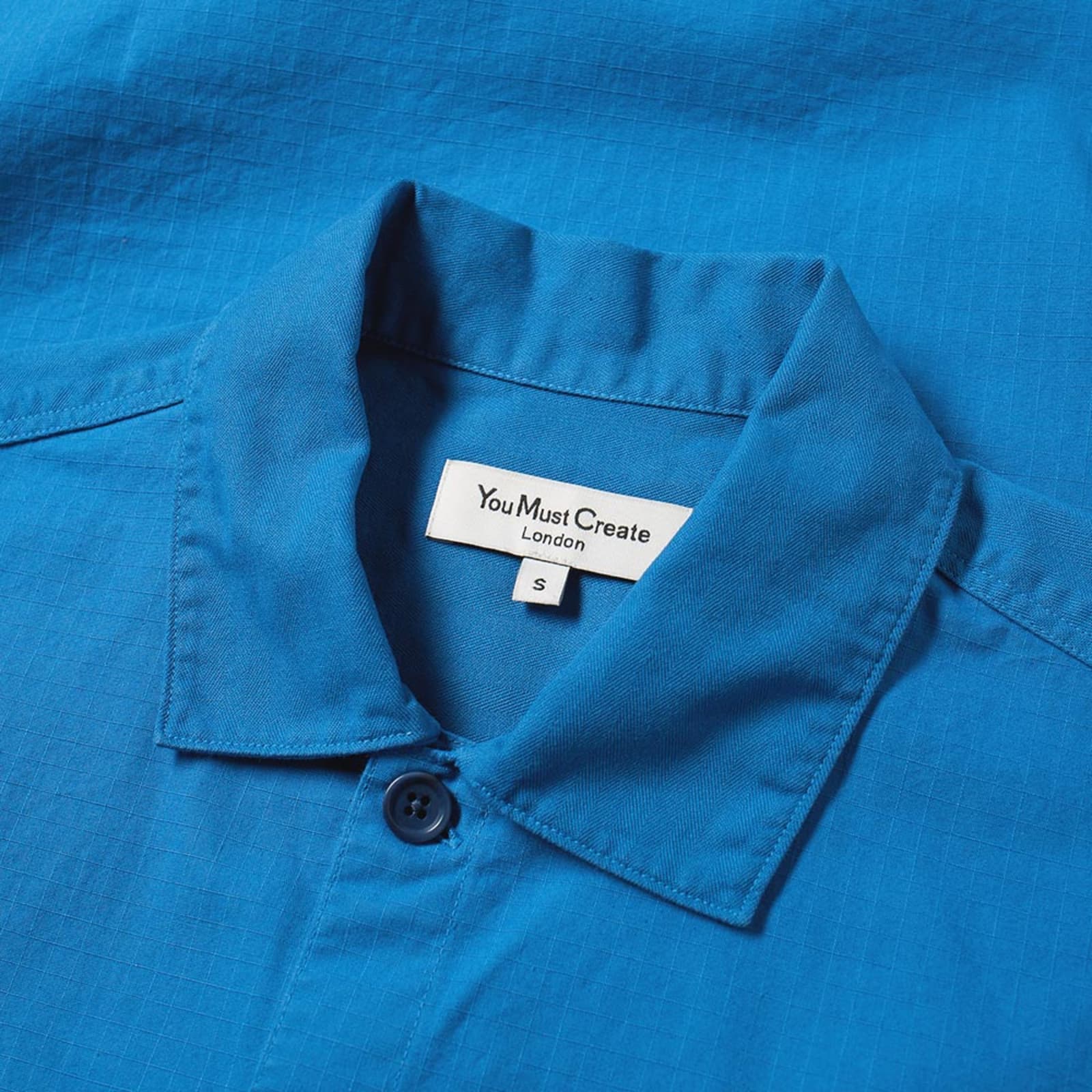 YMC Doc Savage Twill Overshirt Blue | END.
