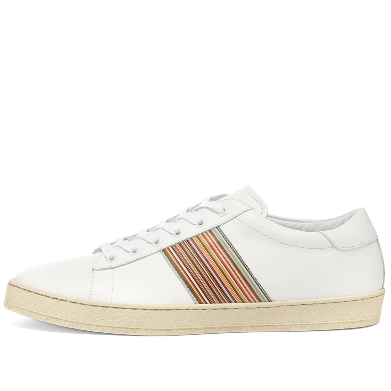 Paul Smith Hassler Multi Stripe Sneaker White & Multi | END.