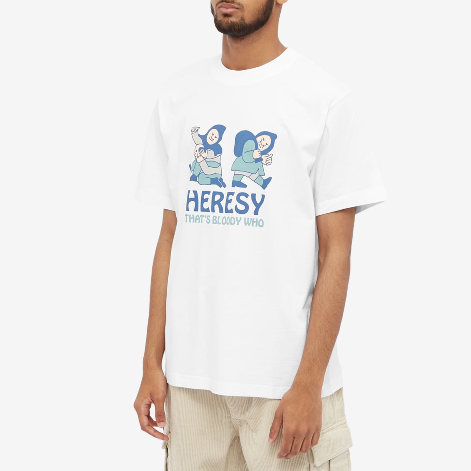 Heresy Ramble On T-Shirt White | END. (GB)
