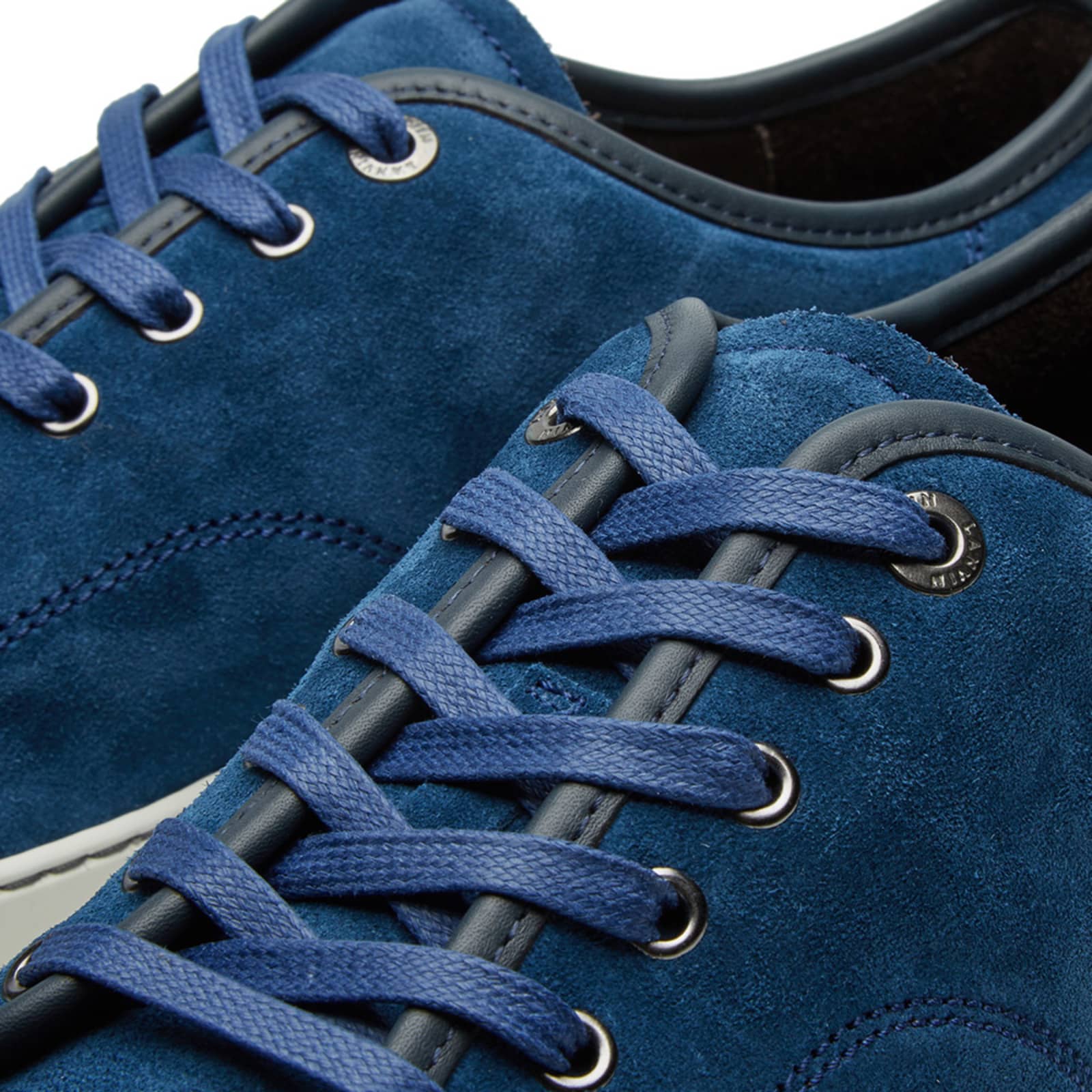 Lanvin Patent Toe Cap Low Sneaker Blue | END. (IE)