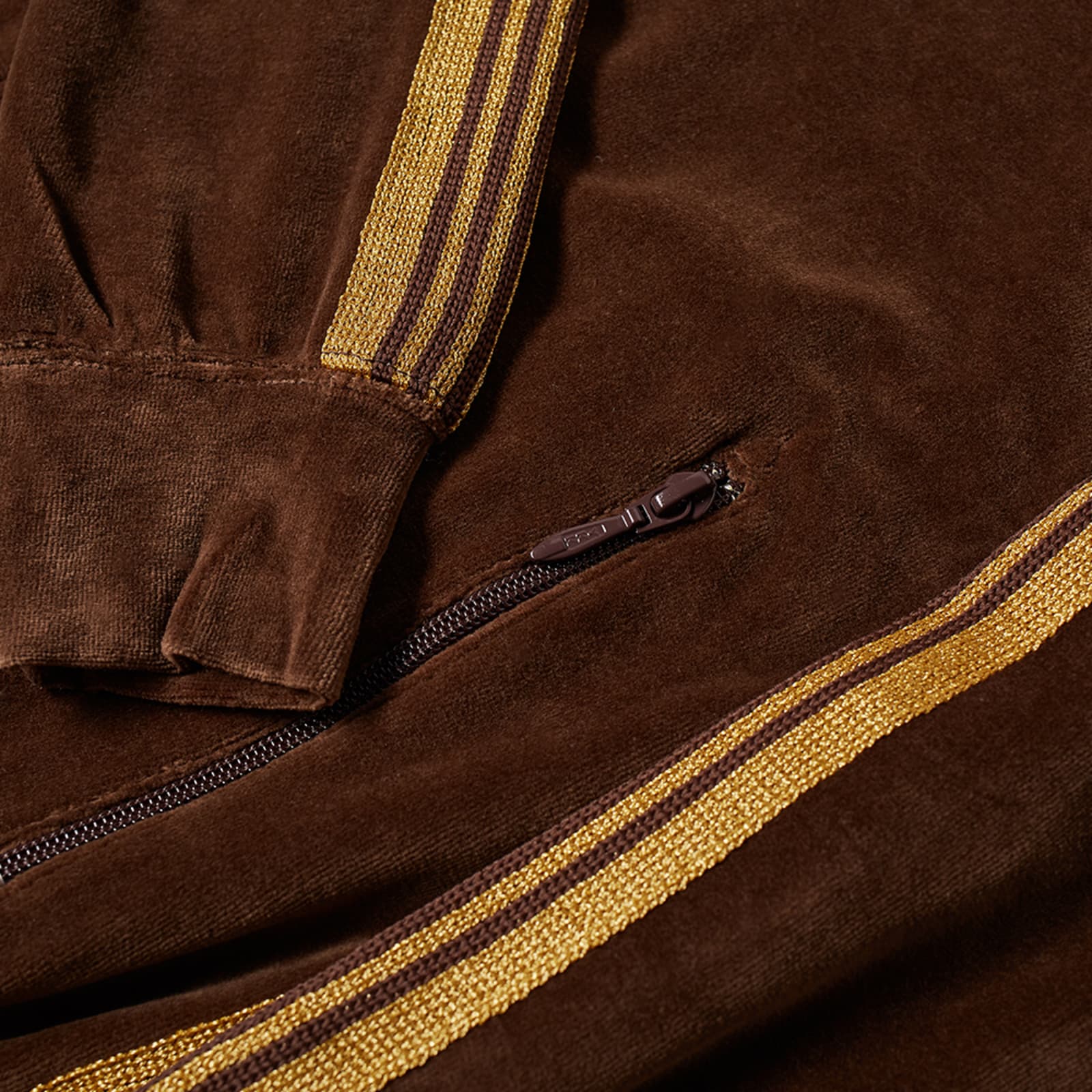 Needles Velour Track Jacket Brown | END.
