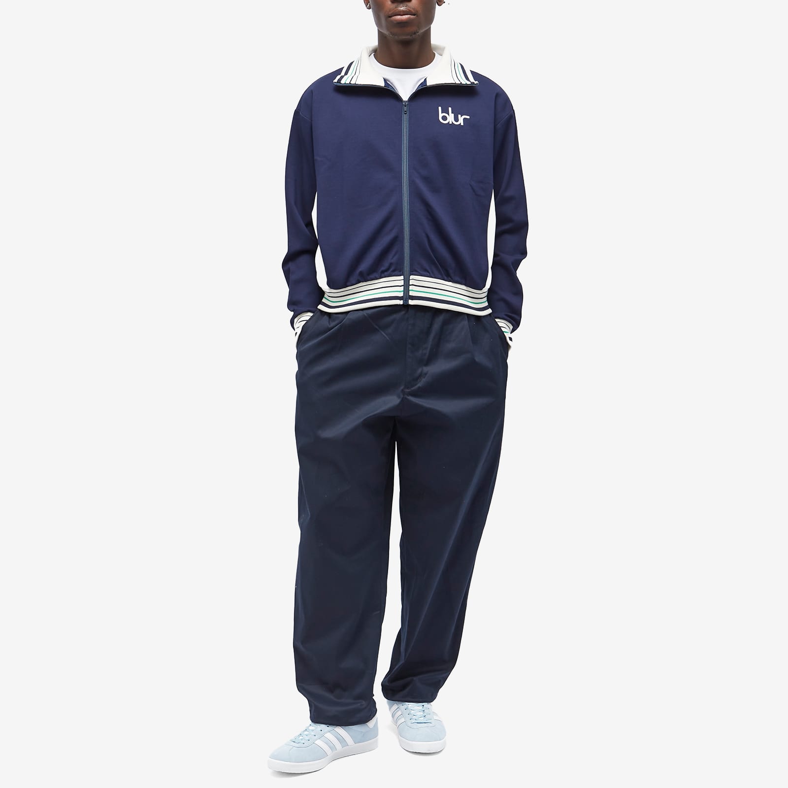Flagstuff x Blur Track Jacket Navy | END. (JP)