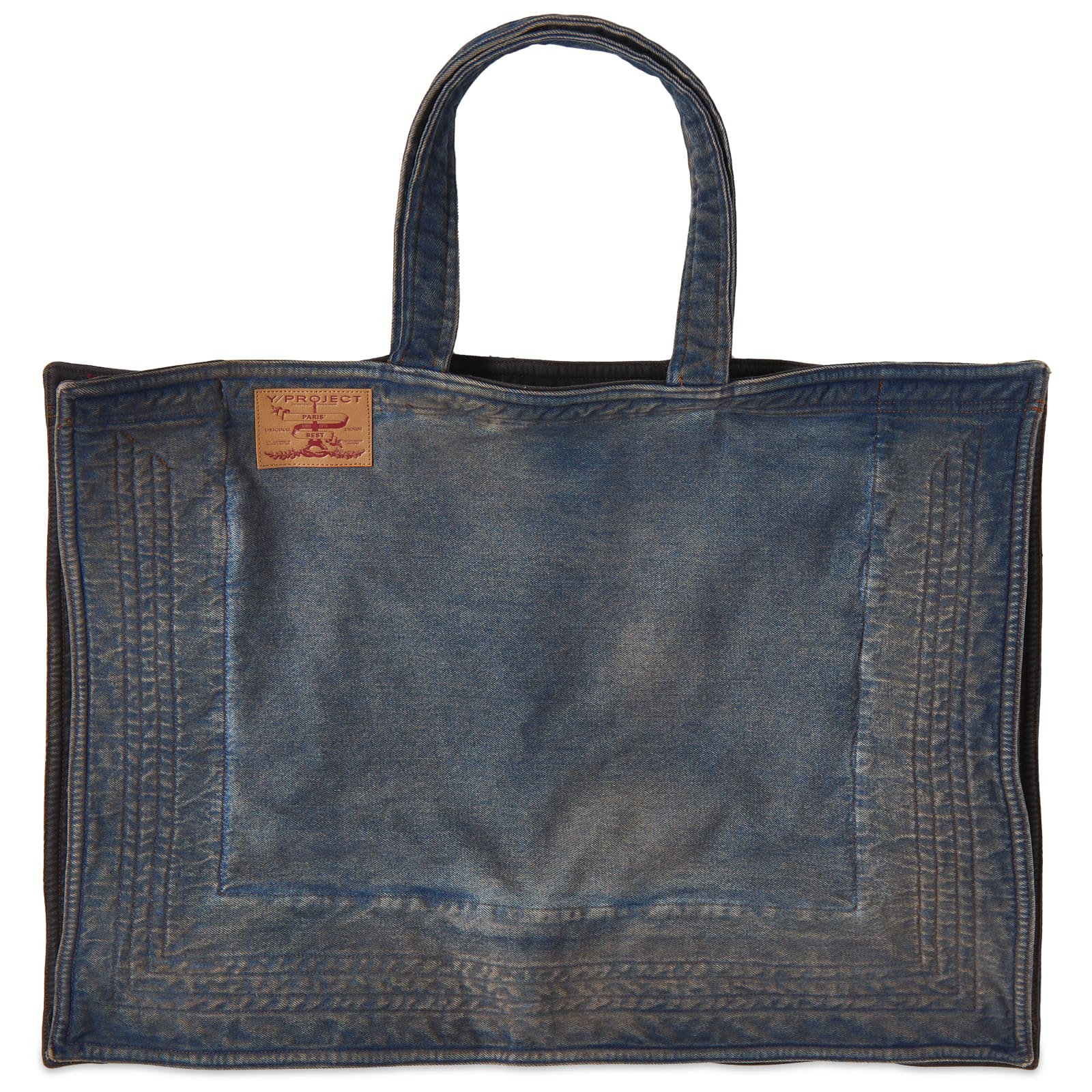 Y-Project MAXI WIRE CABAS BAG Vintage Navy | END. (US)