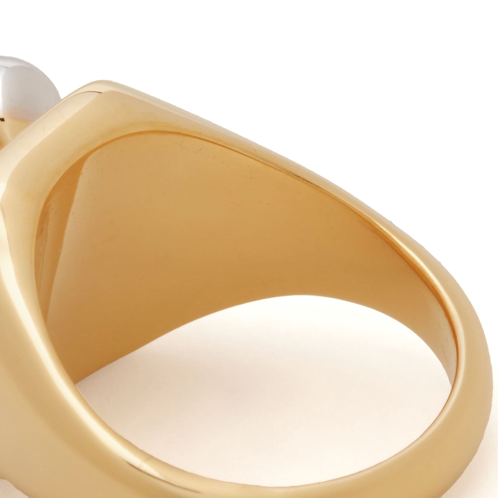 Missoma Atomic Petals Spinning Signet Ring Gold & Silver | END. (GB)